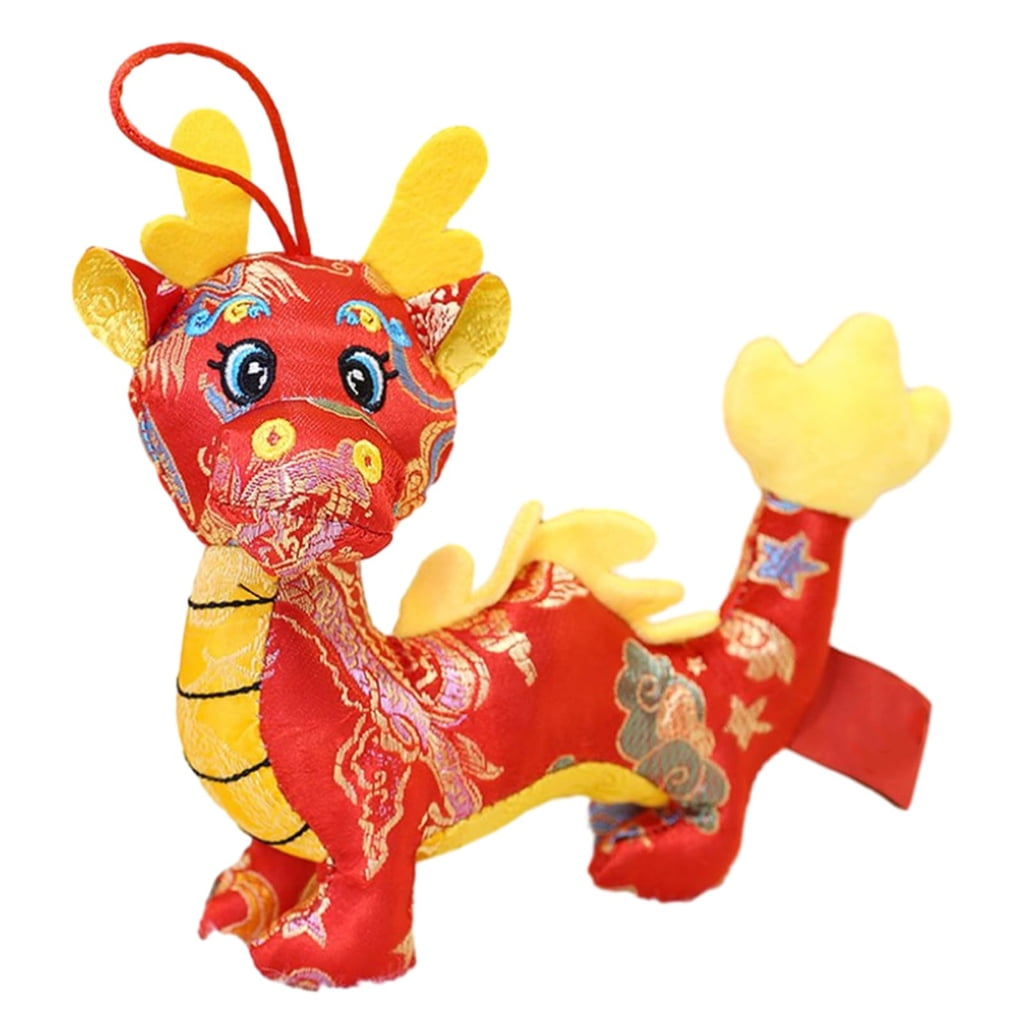 KUFptva Chinese Zodiac Dragon Doll Plush Toy for Children Festival ...