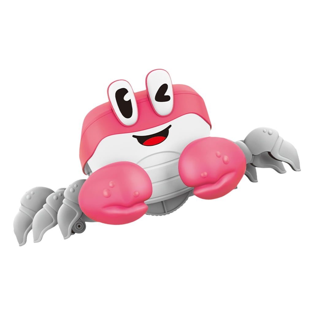 KUFptva Crawling Crabs Toy with Flashing LED Music for Toddler ...