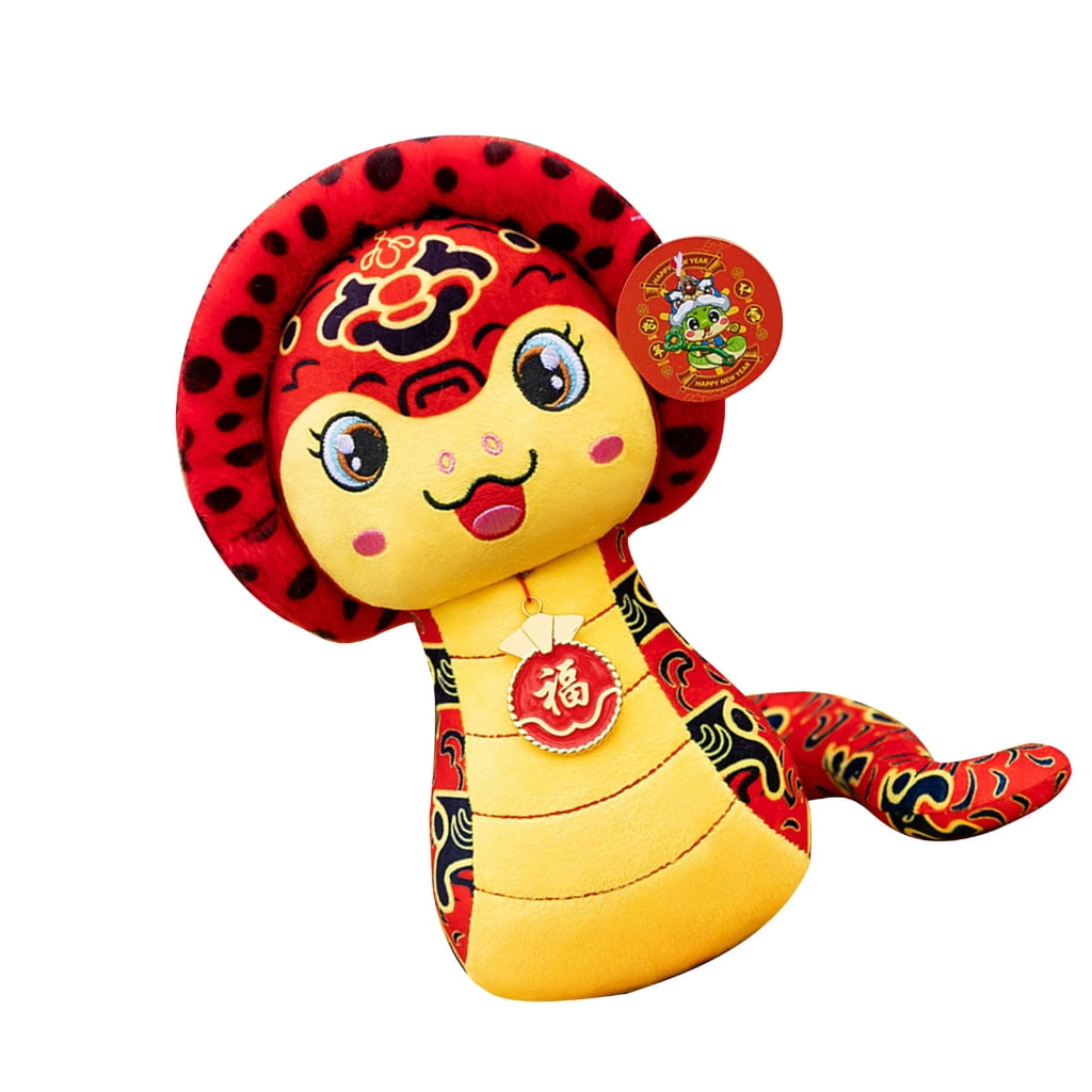 KUFptva Cuddly Chinese New Year 2025 Snake Plush Figure Dolls for and ...