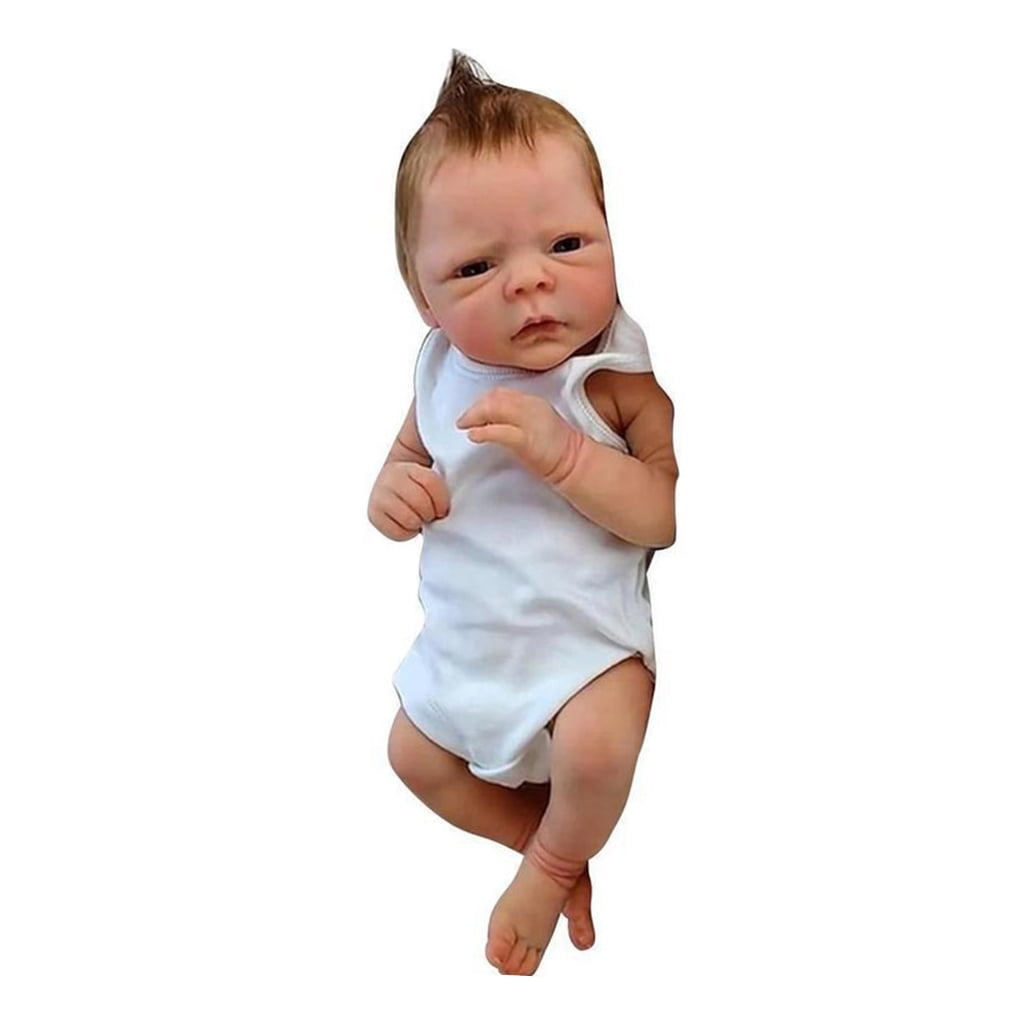 KUFptva Cute Doll Boy Eyes Open Boy/Girl Lovely Romper Doll 18 Inch Toy ...