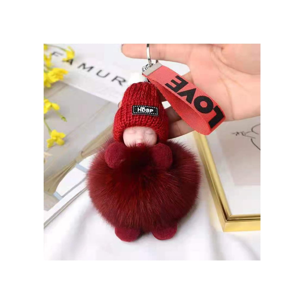 KUFptva Cute Sleeping Keychain Decorations Fashion Accessory Backpack ...