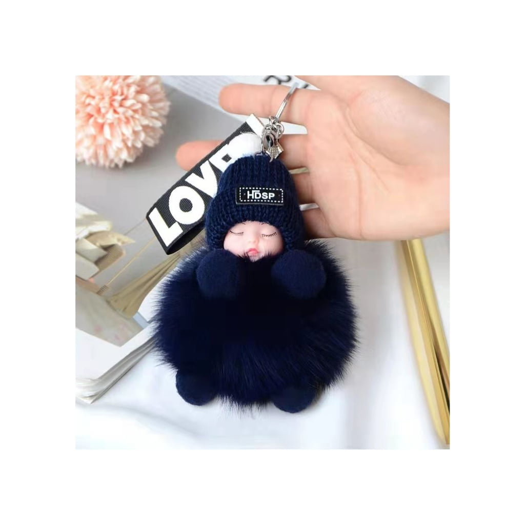 KUFptva Cute Sleeping Keychain Decorations Fashion Accessory Backpack ...
