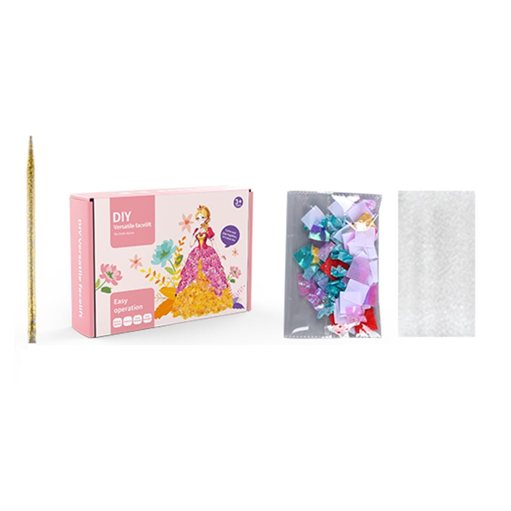KUFptva DIY Princess Costume Sticker Activity Change Dress Educational ...