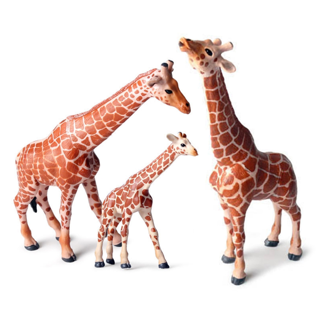 KUFptva Detailed Giraffe Family Figure Perfect for Educational Display ...
