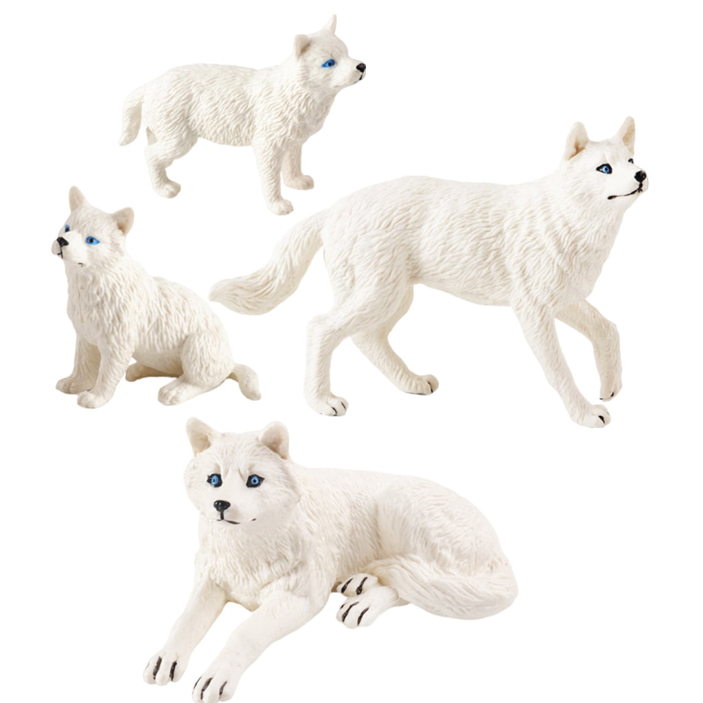 KUFptva Detailed Wolf Figure Perfect for Educational Display Widgets ...