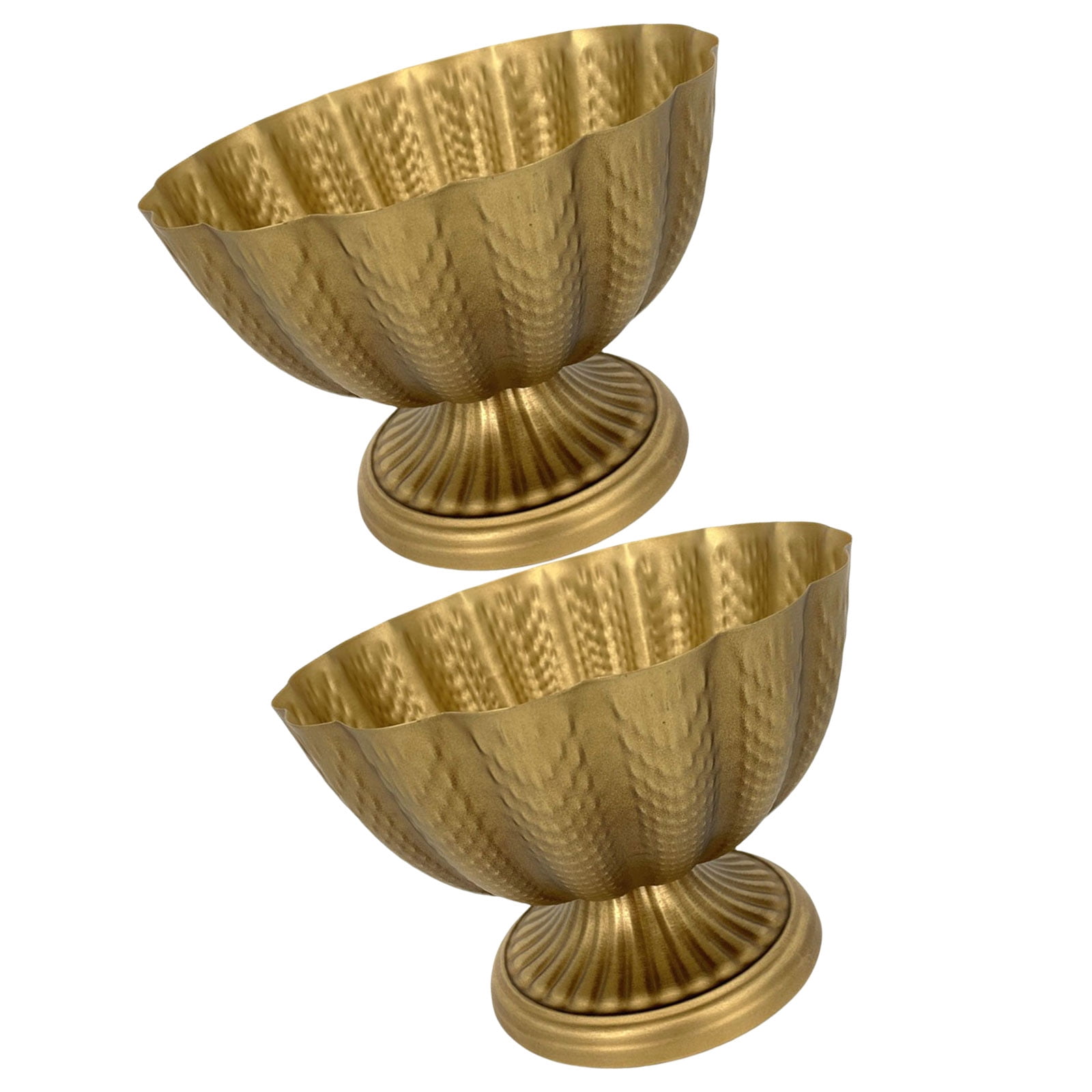 KUFptva Elegant Styles Centerpieces Vases Set of 2 Pieces Small Iron ...
