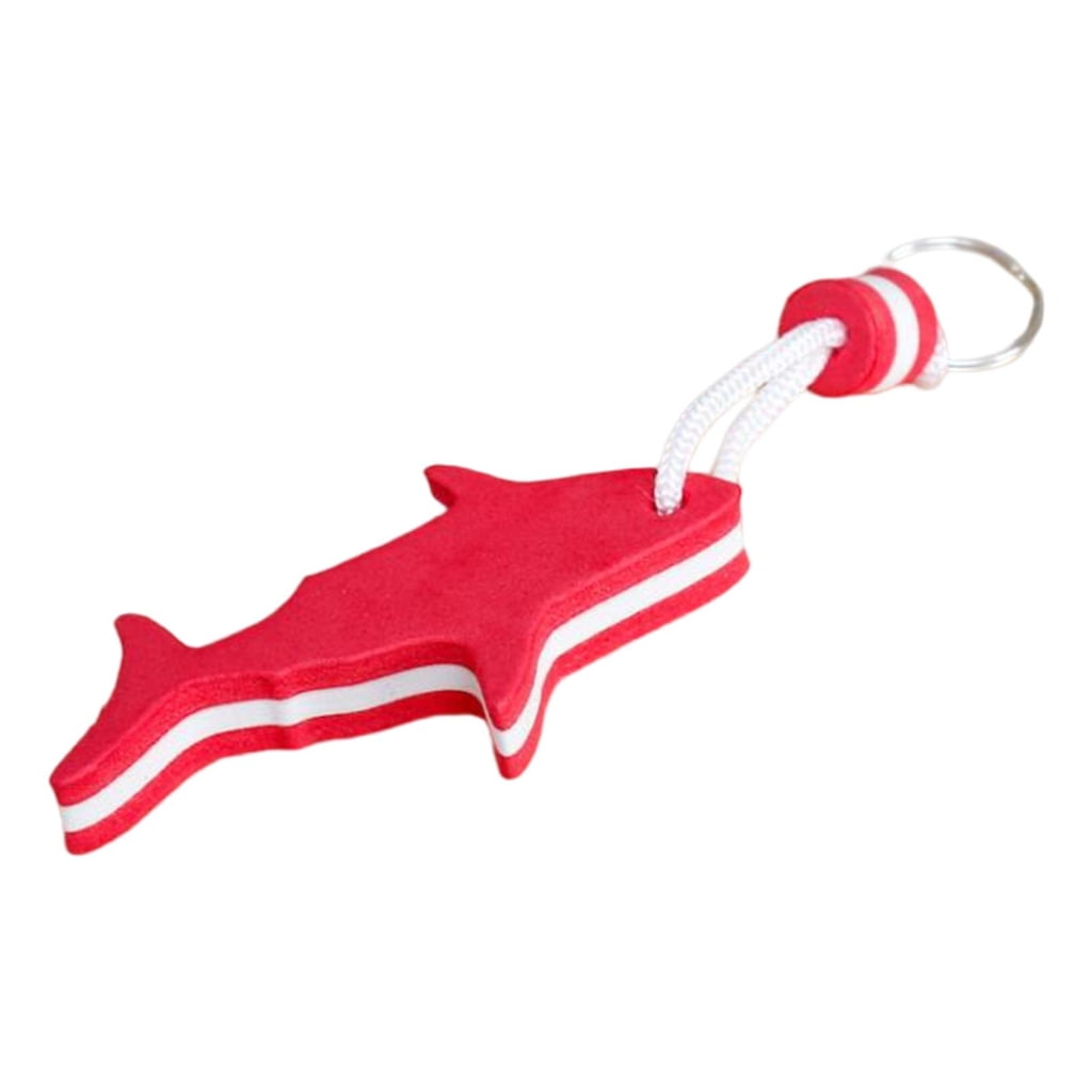 KUFptva Fish Shape Floating Keychain Buoy Keyring for Water Adventures ...