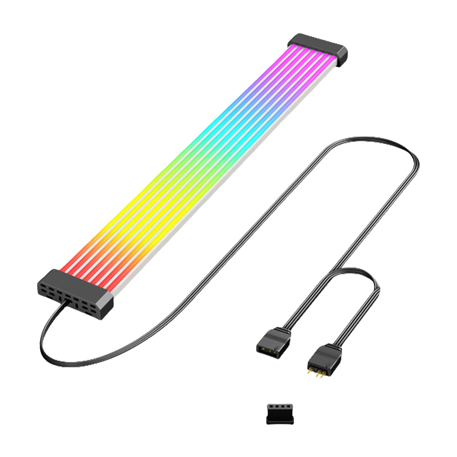 KUFptva Flexible Silicone 8Pin GPU Power Cable ARGB Lighting Strips ...