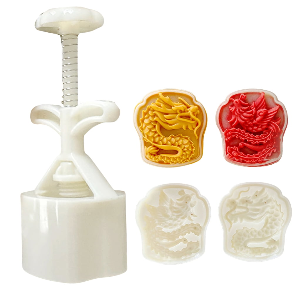 KUFptva Hand Pressed Mooncakes Mold Festival Dessert Molds Bean Pastes ...
