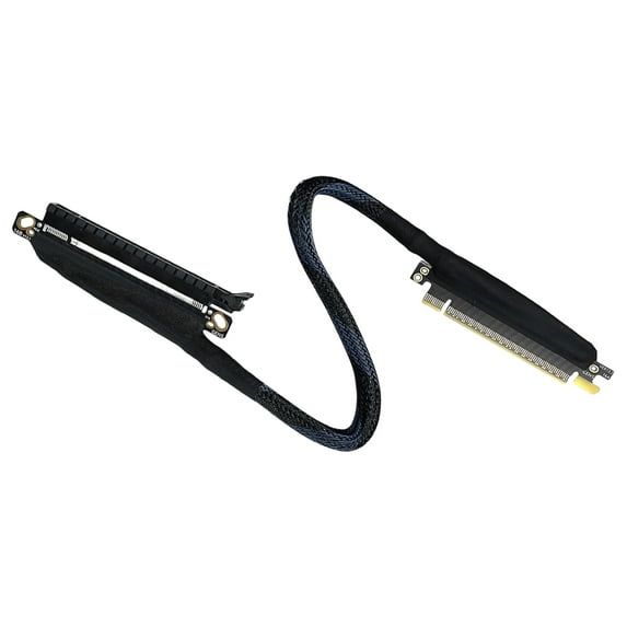KUFptva Highly speed 64GBS PCIe5.0 Graphics Risers Cable 180 Degree ...