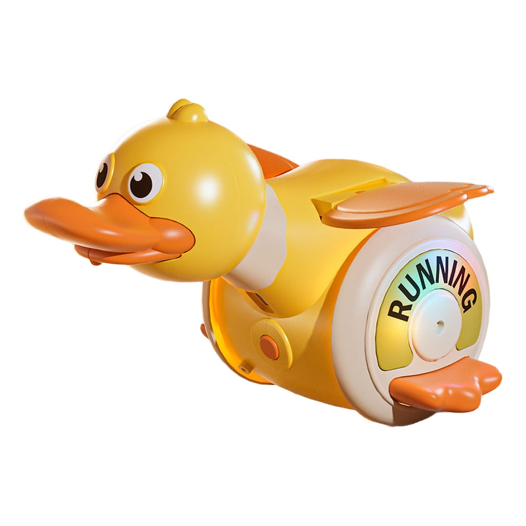 KUFptva Interactive Crawling Duck Toy for Babies and Toddler with Automatic Obstacle Avoidance ...