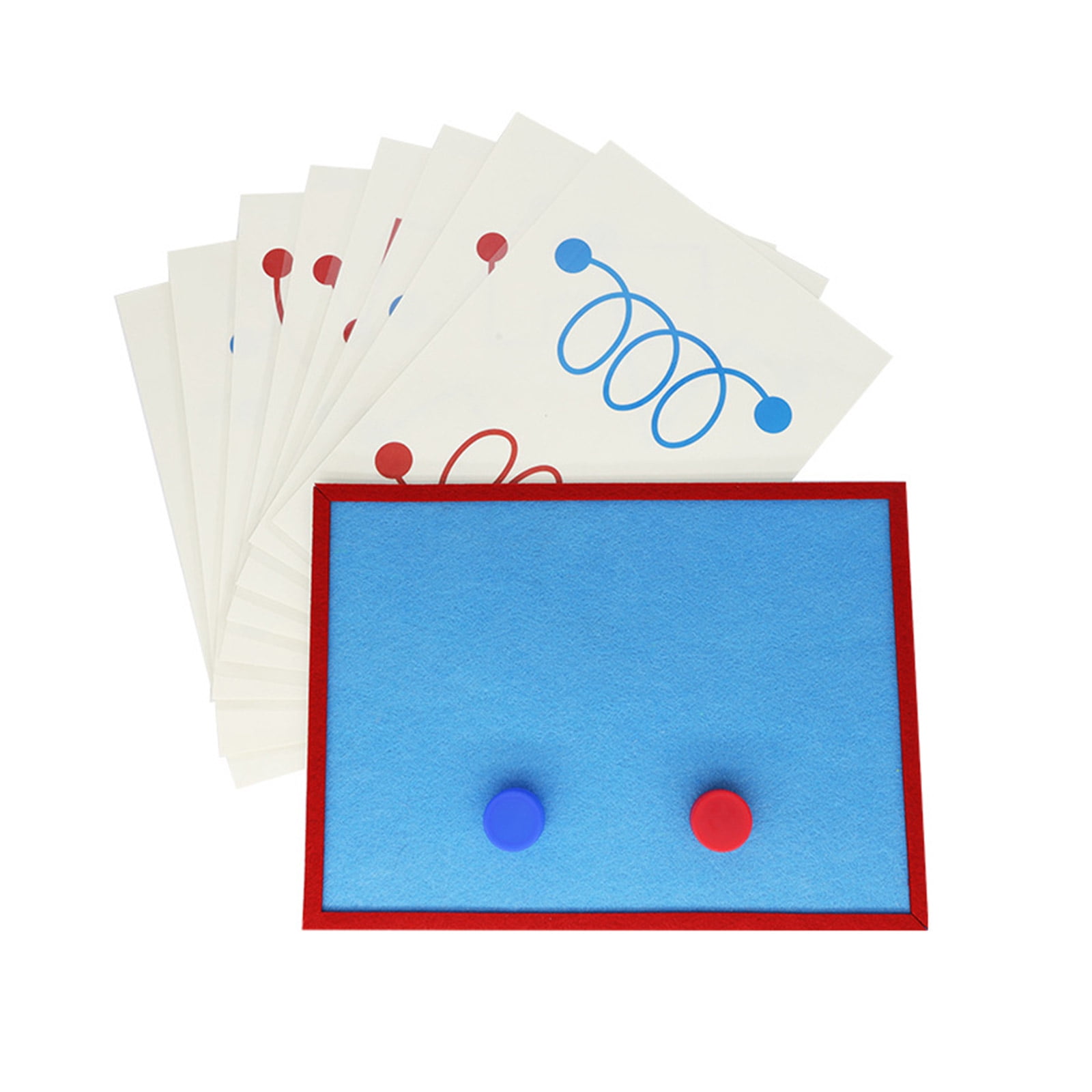 KUFptva Kids Brain Training Logic Training Educational Set Table Games ...