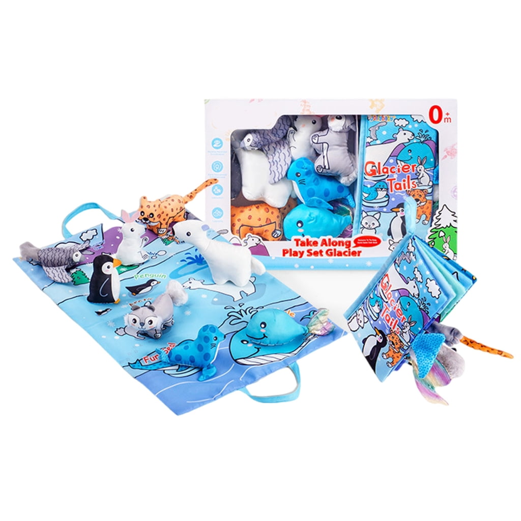 KUFptva Kids Favorite Cartoon Book Cute Cloth Made Cloth Book Sensory ...
