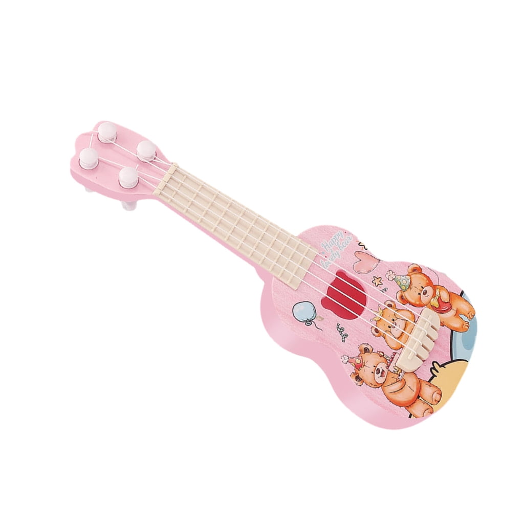 KUFptva Kids Ukulele Toy Cartoon Mini Musical Instruments for Children ...
