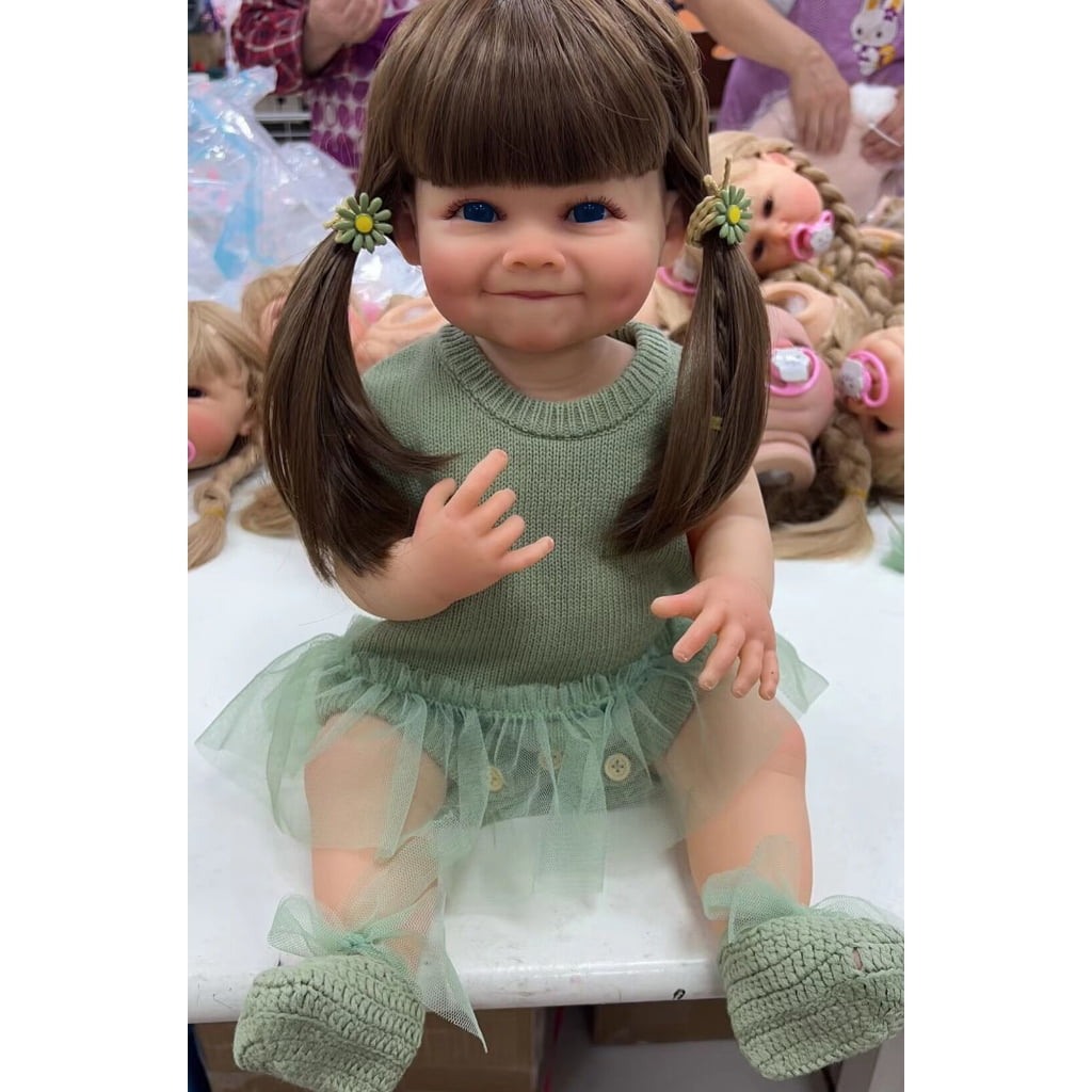 KUFptva Life Like Doll Reborns Caucasian Doll with Long Eyelashes Super ...