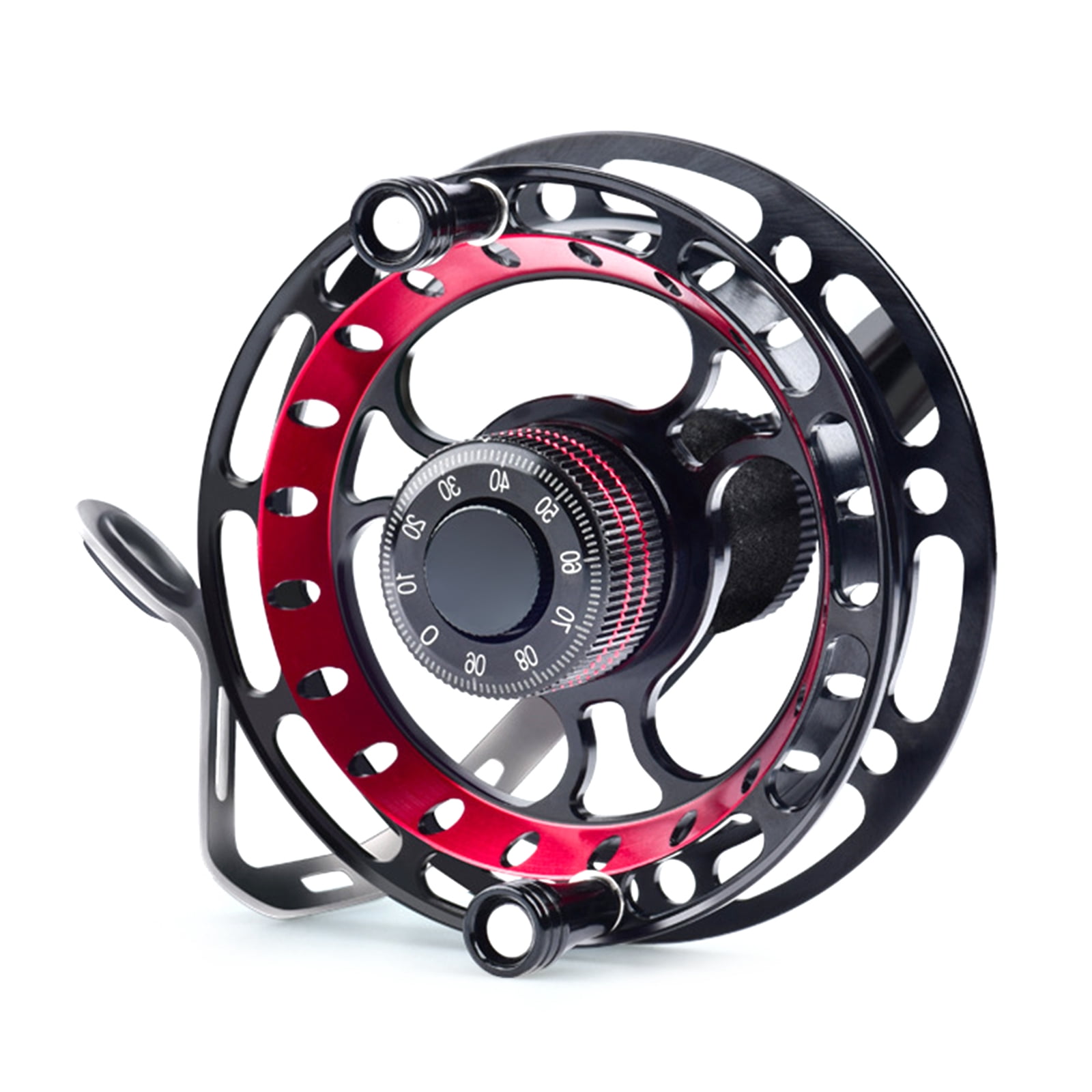 KUFptva Light Weight Fly Fishing Reels Sound Hand Reels Metal Fishing ...
