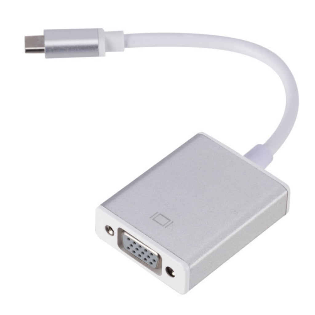 KUFptva Lightweight USB C to VGA Converter Cable Double Female ...