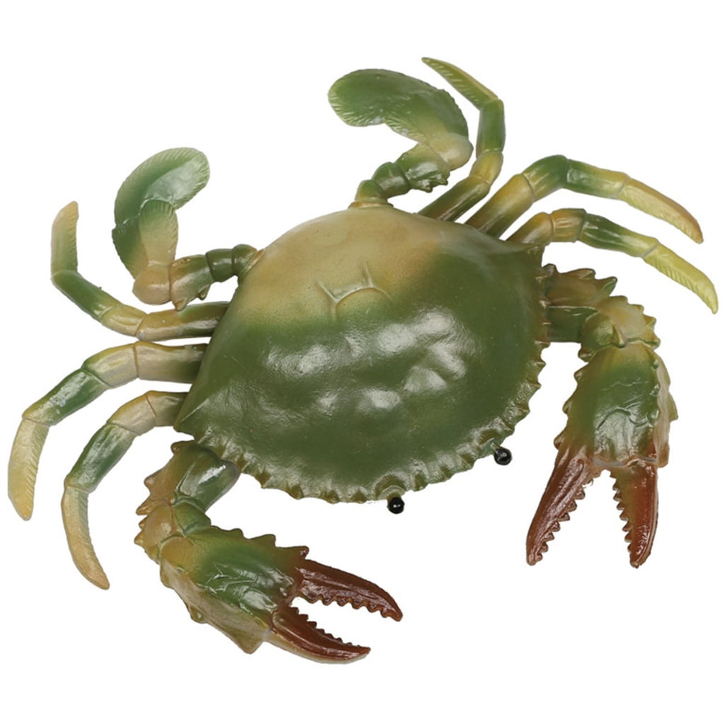 KUFptva Lovely Crabs Model Ornament Realistic Figures Sea Handicrafts ...