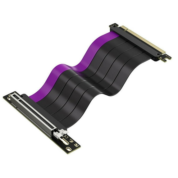 KUFptva PCIE4.0 X16 Extension Cable 90 Degree Angled GPU Card Extender ...