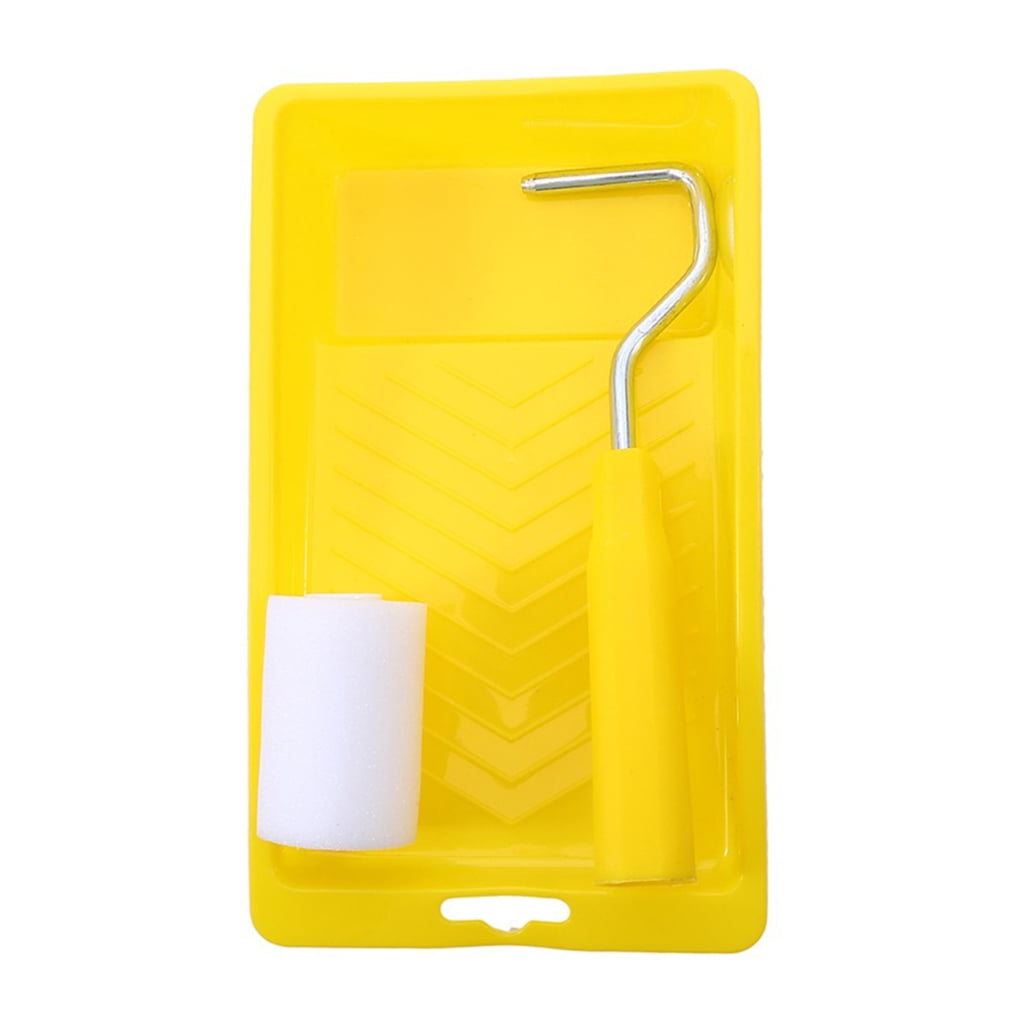 KUFptva Paint Tray Set 2 inch Paint Roller, Paint Tray, Small Fiber ...