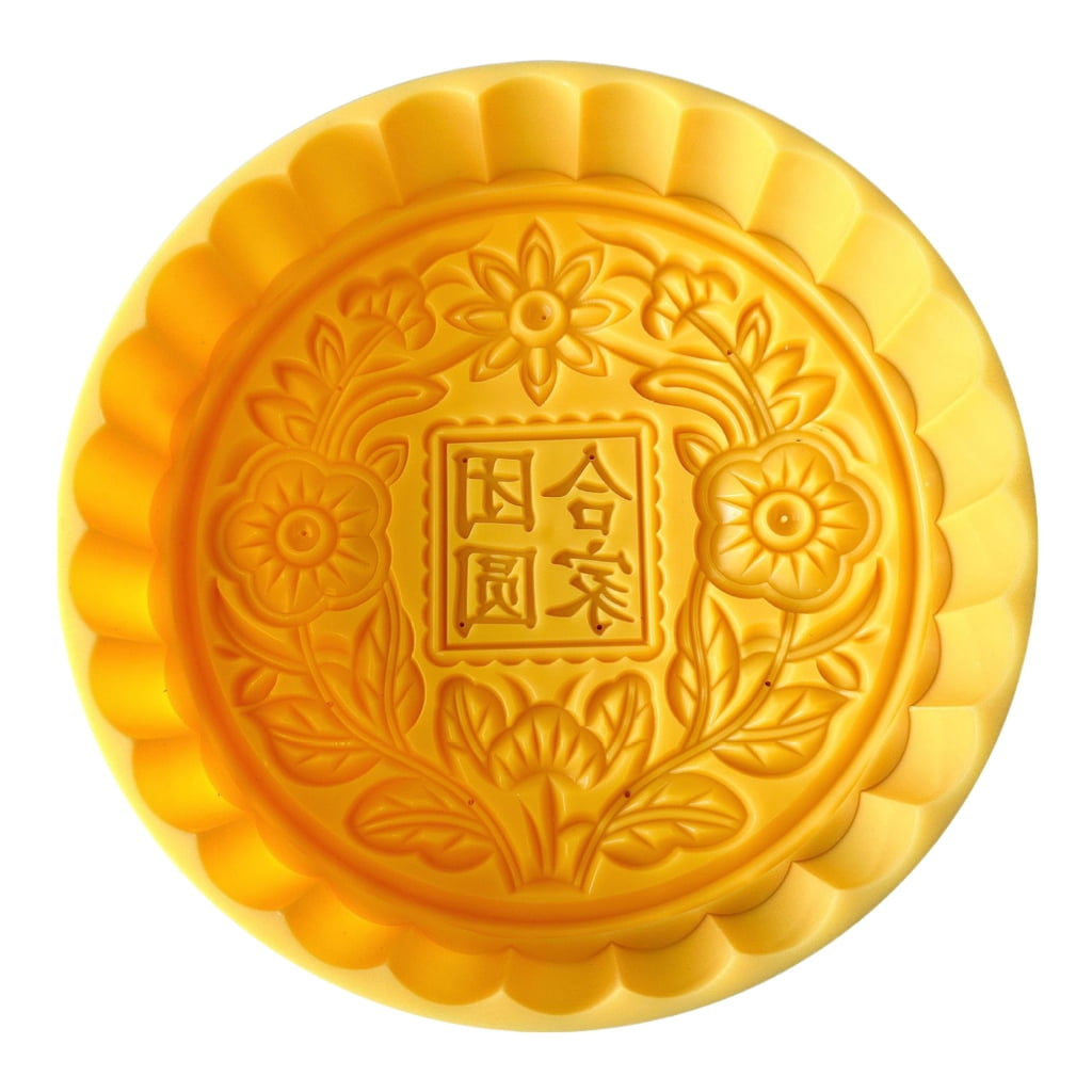 KUFptva Practical Mooncakes Hand Press Mold ABS Plastics Mould for ...