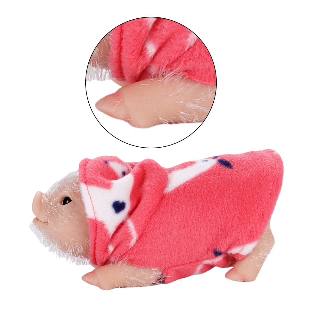 KUFptva Realistic Pig Doll for Child Silicone Model Toy Reborns Pet ...