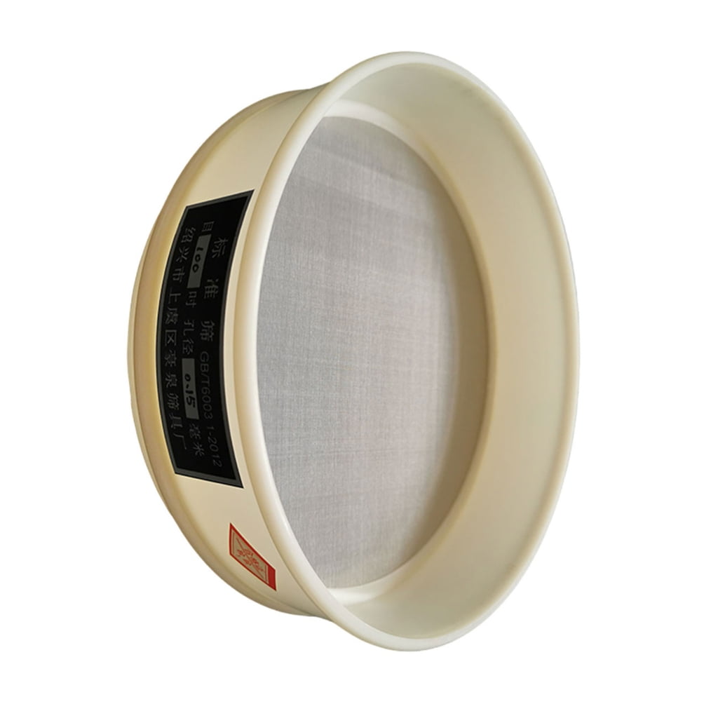 KUFptva Round Powder Bean Filter Sieve Screen Nylon Mesh Strainer Sieve ...