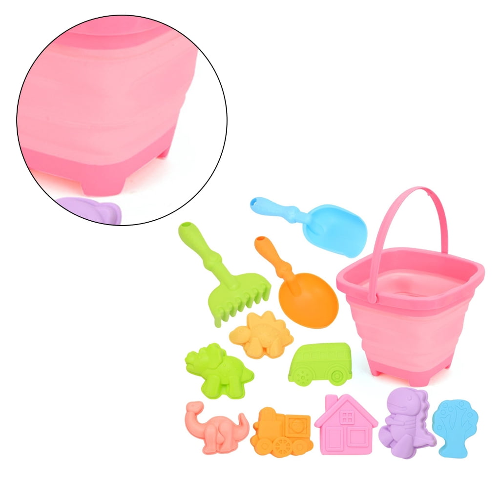 KUFptva Seaside Sand Toy with Foldable Bucklet for Child Sand Sculpture ...