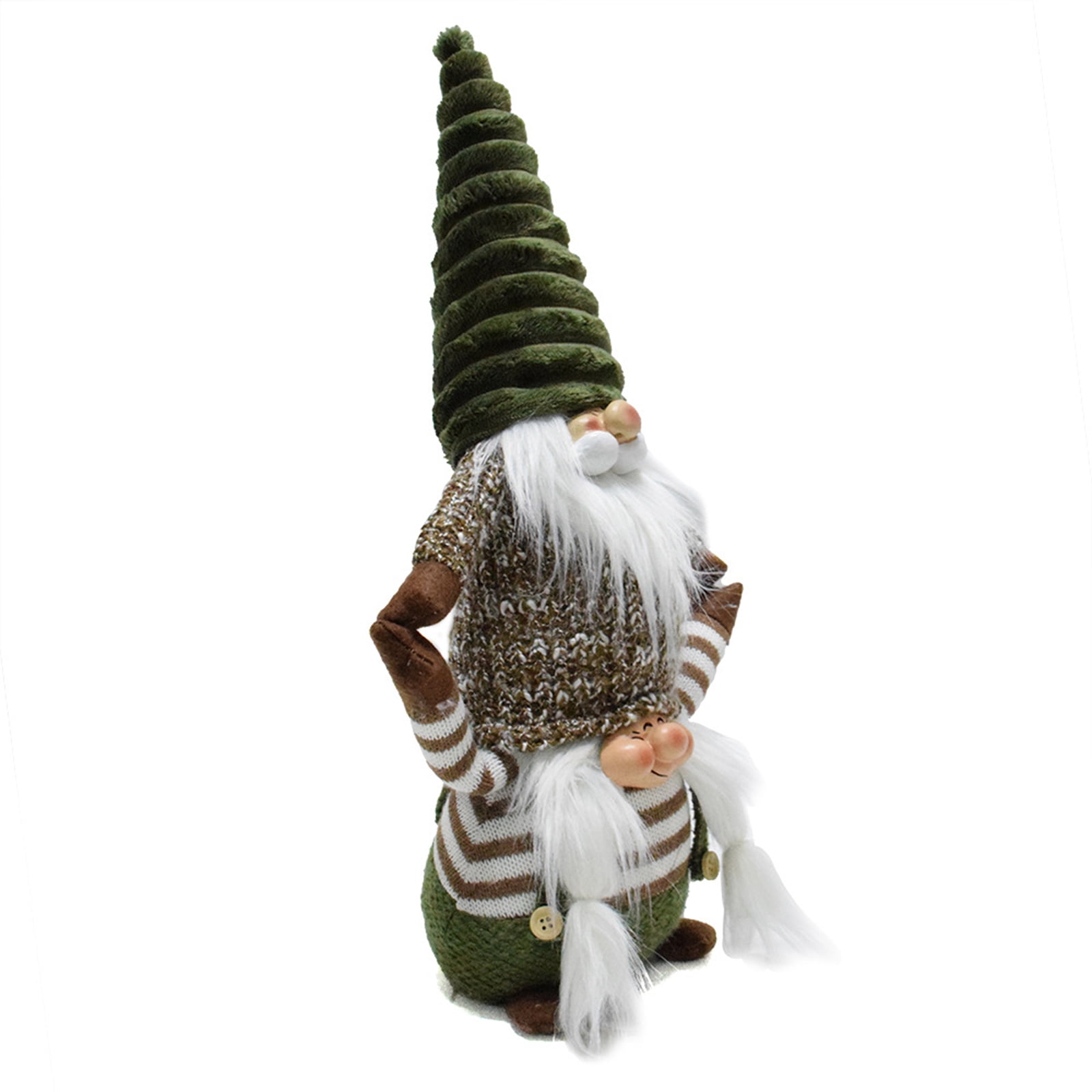 KUFptva Stacked Dwarf Table Ornament Plush Dwarf Ornament Christmas ...