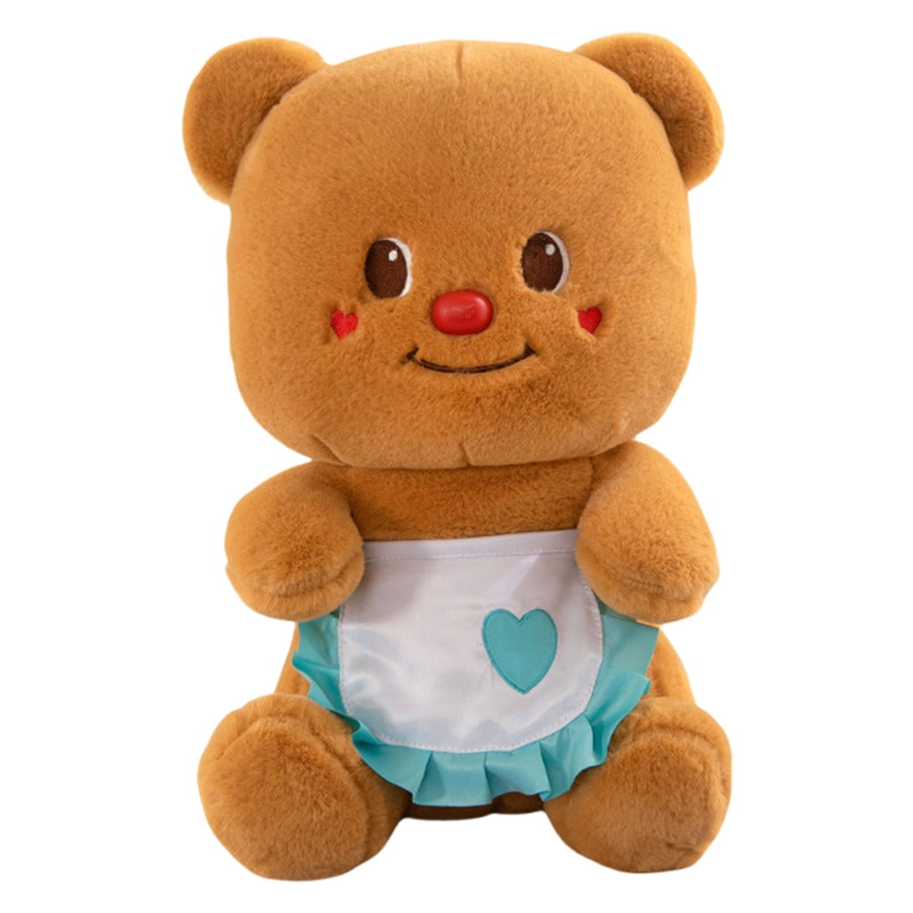 KUFptva Stuffed Bear Toy Cartoon Bear Figure Soft Toy Room Emotion ...
