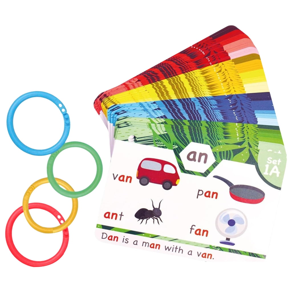 KUFptva Toddler Phonics Learning Flashing Cards for Learning Letter ...