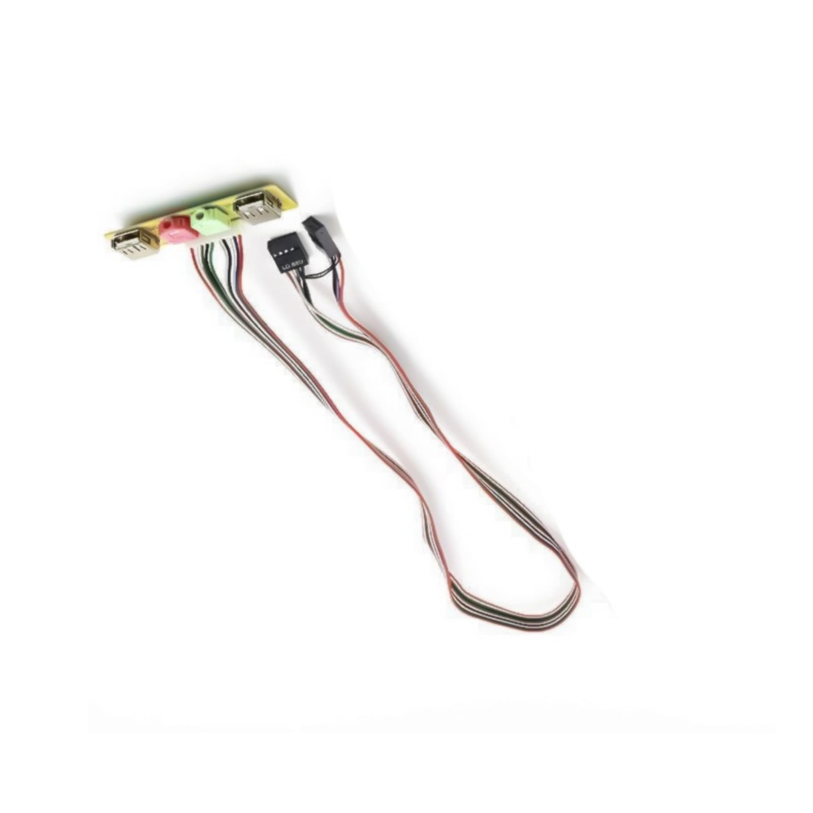 KUFptva USB 3.5mm Front Panel Extension Cable 3.5mm Earphone ...