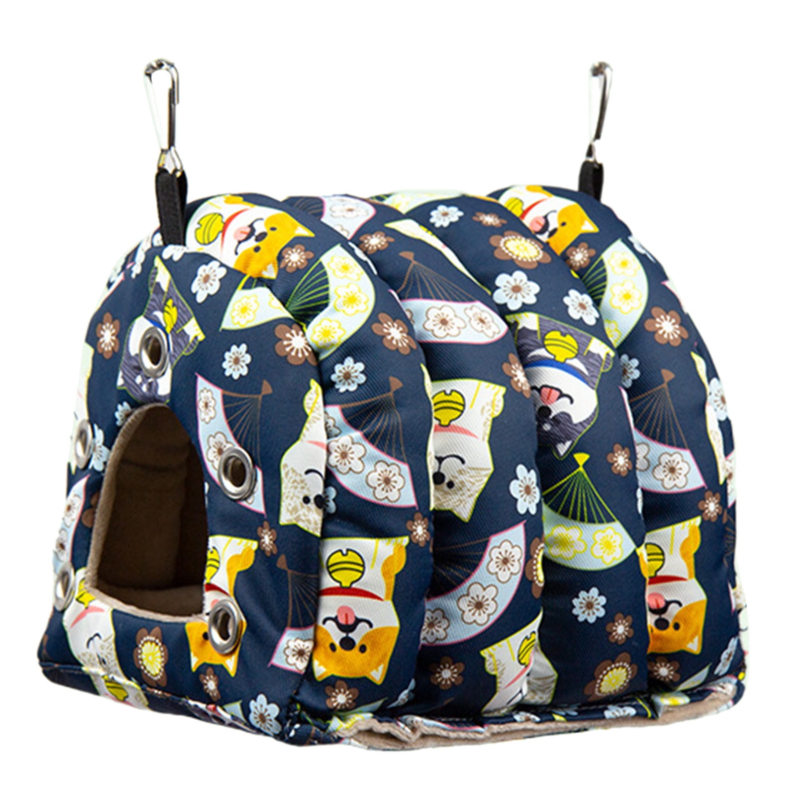 KUFptva Warm Bird Nest Winter Bed Hanging House Cage Tent Plush ...