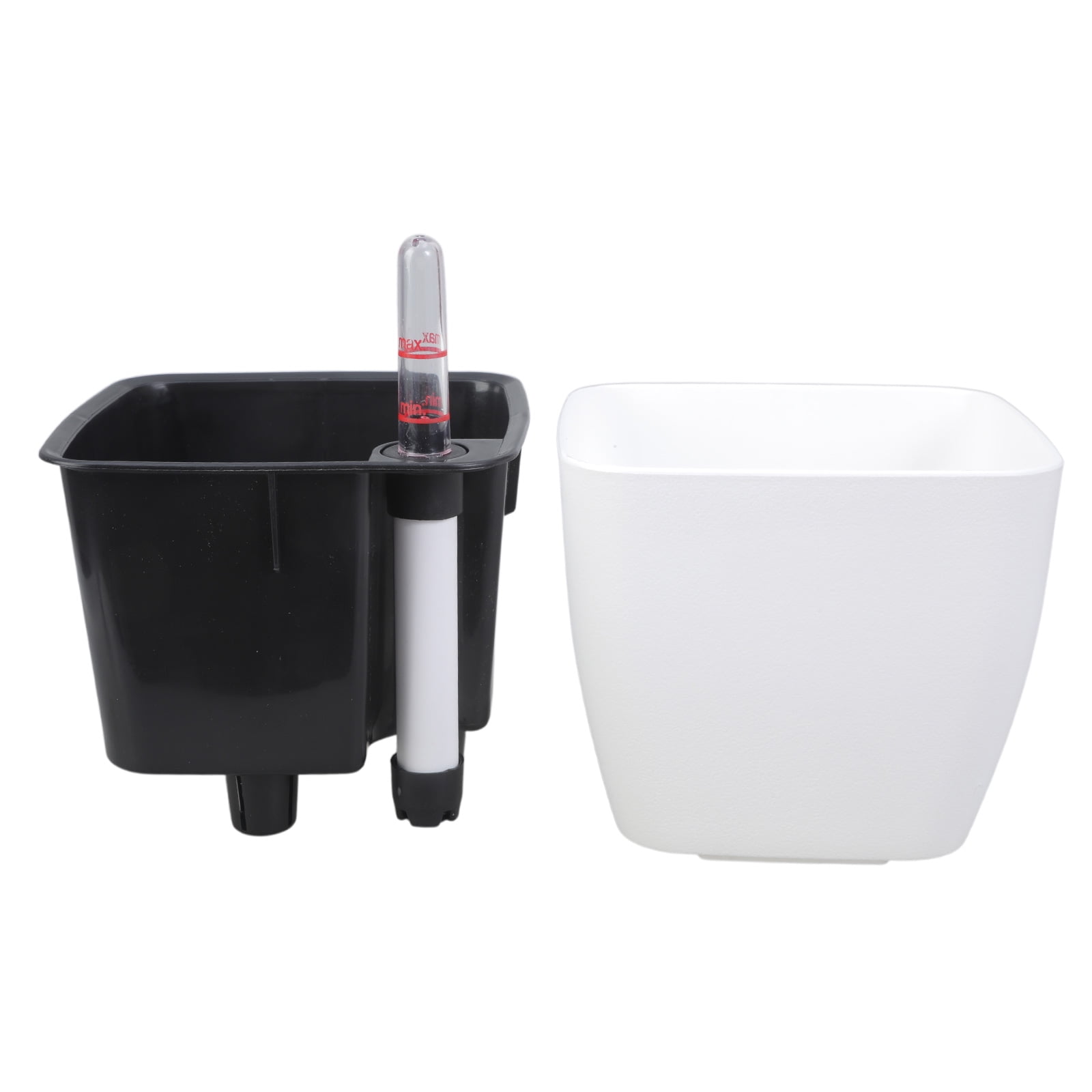 KUFptva Watering Planter with Water Levels Indicators Modern Decorative ...