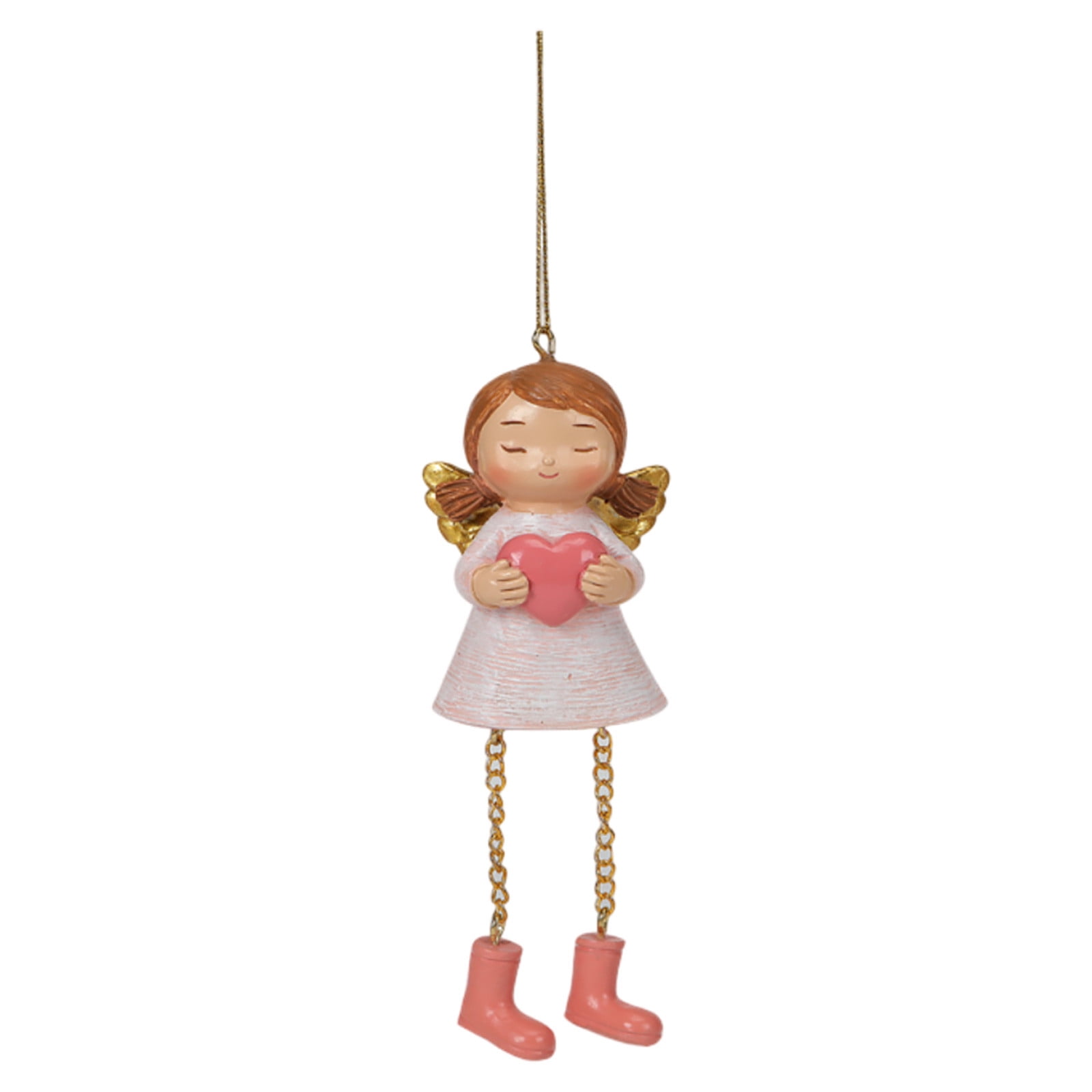 KUHBRCA Angel Doll Pendants, Cute Resin Angel Figurines with Dangling ...