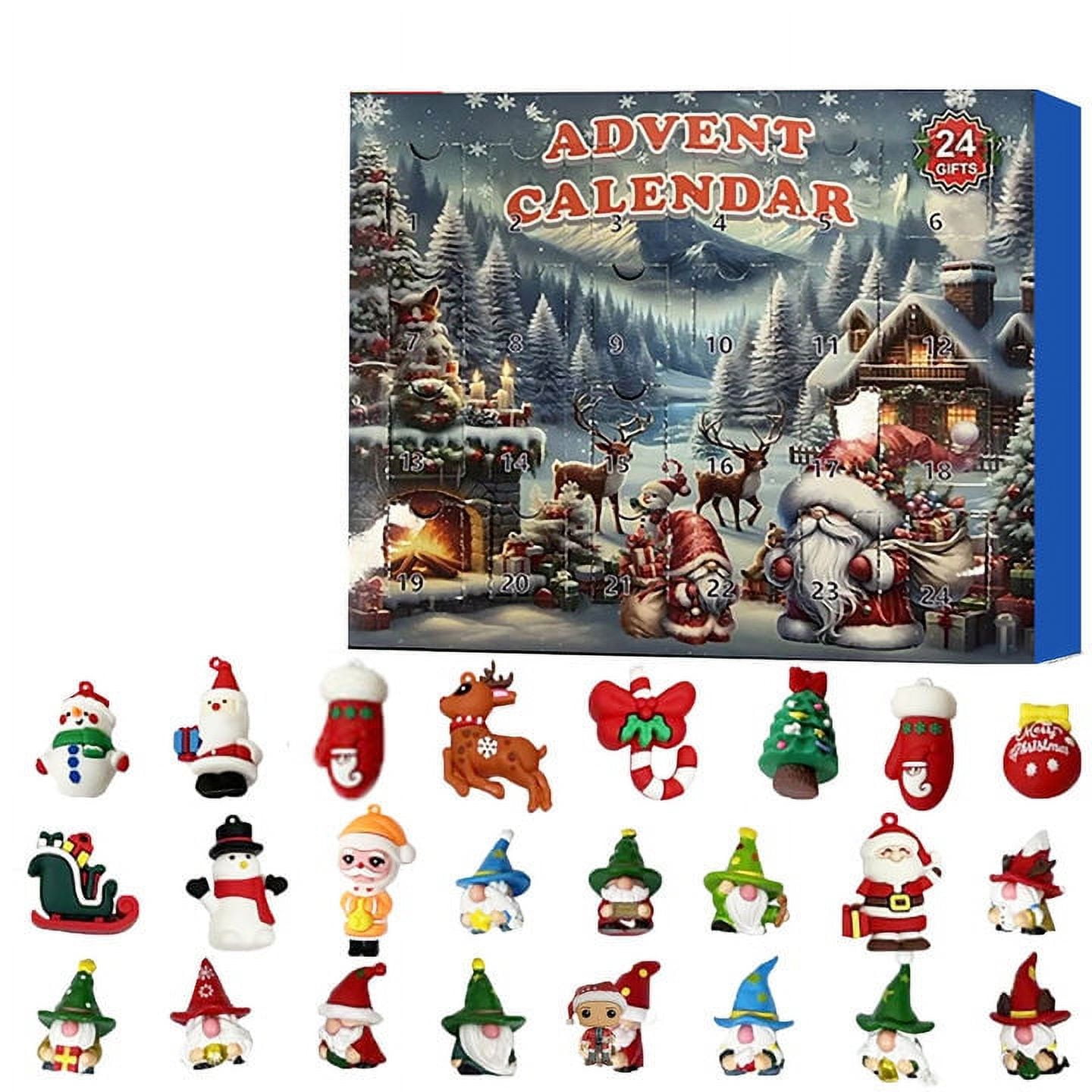 KUHBRCA Christmas Gnome Advent Calendar Blind Box, Gnome Christmas ...