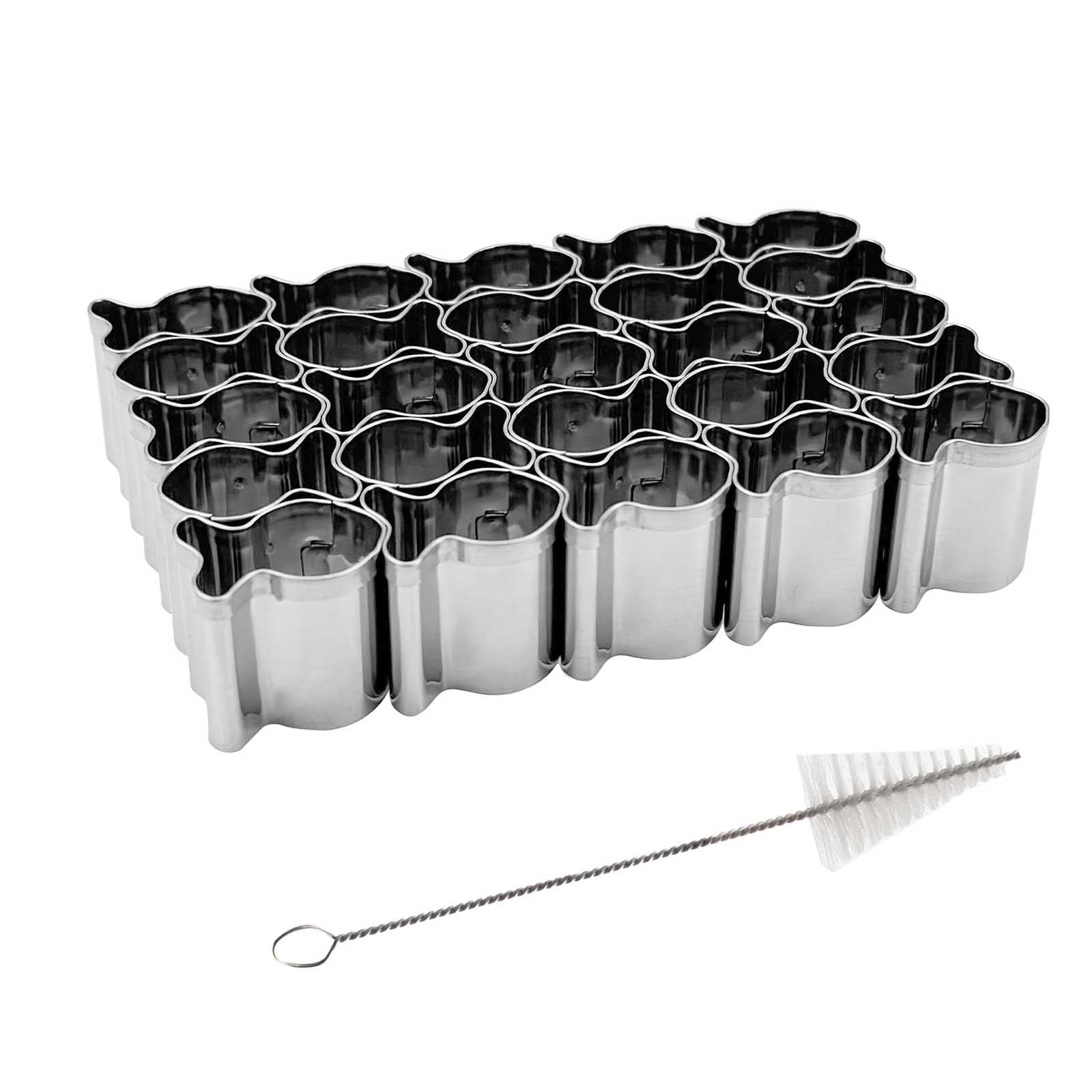 KUHBRCA Gold Fish Crackers Cutter,25 Cavity Cookie Cutter,Animal ...