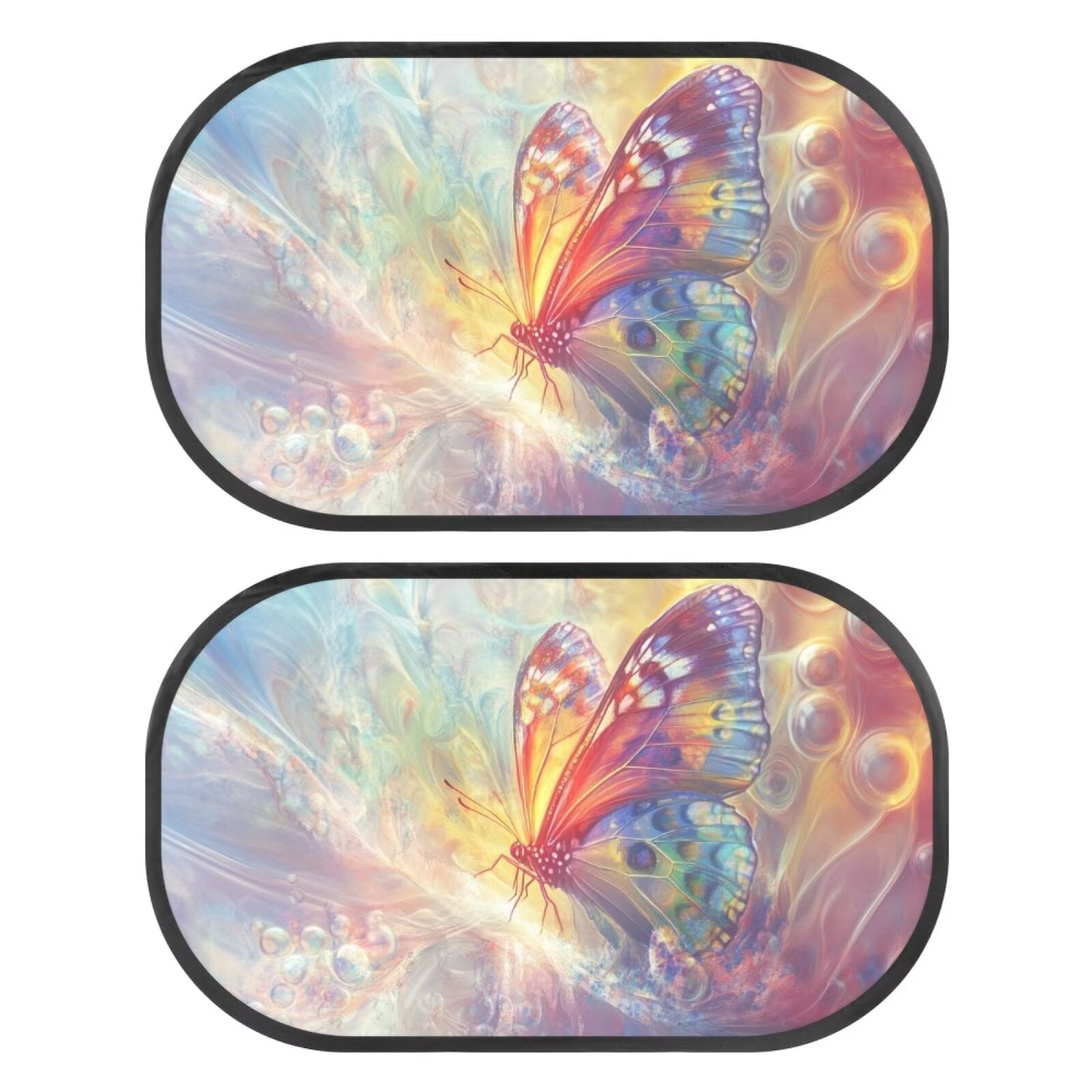 KUIFORTI Butterfly Car Window Shades for Side Window, Block Sun Rays to ...