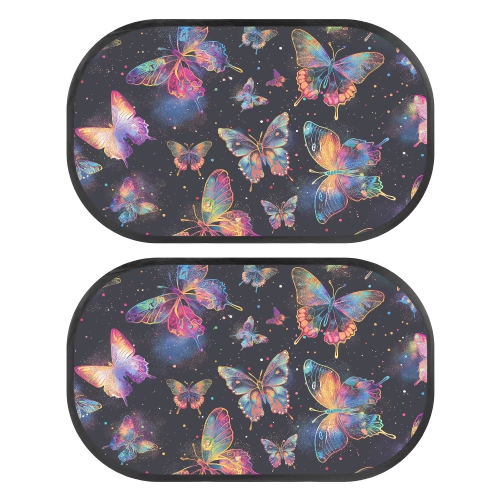 KUIFORTI Butterfly Car Window Shades for Side Window, Cling Car Sun ...