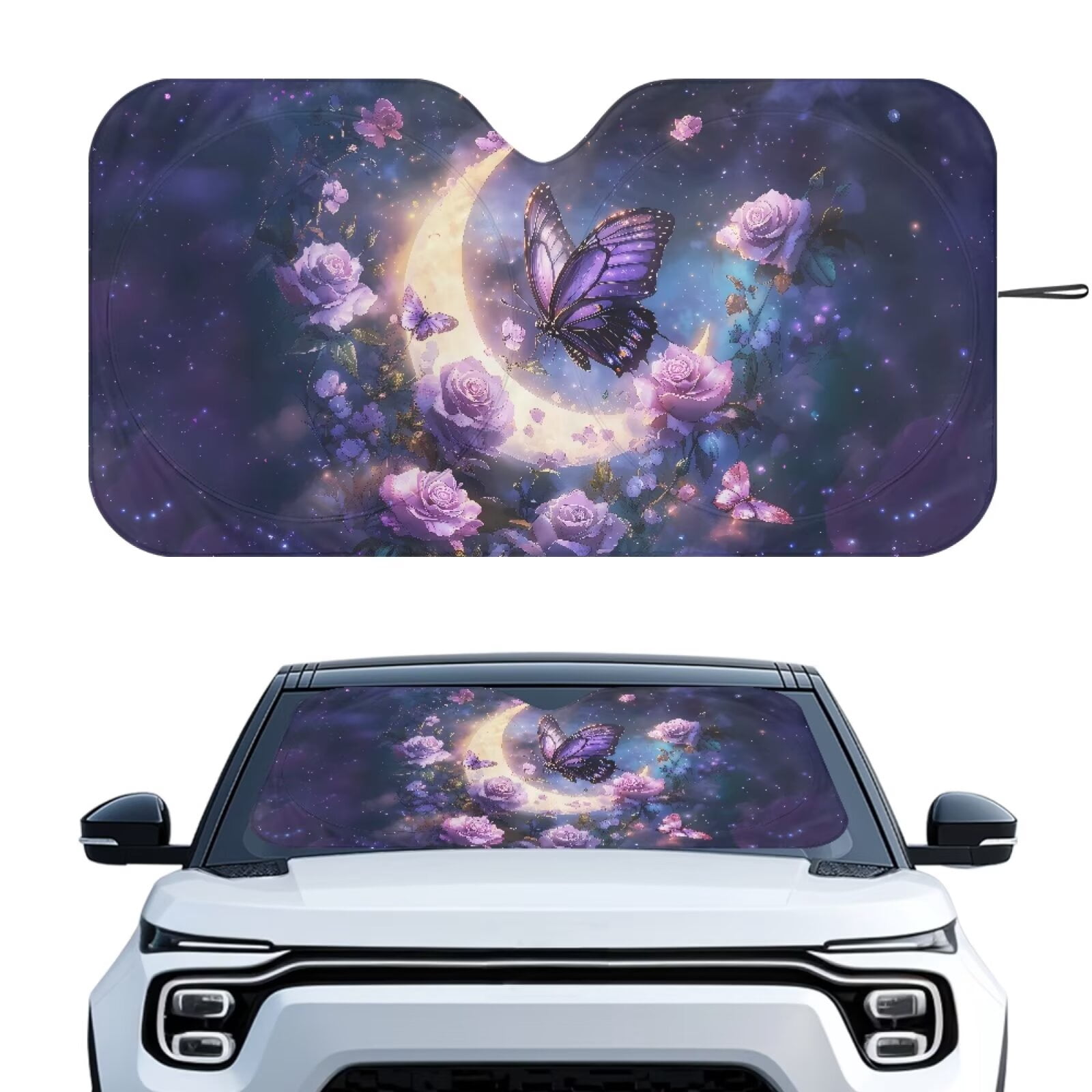 KUIFORTI Butterfly Sunshade for Car Windshield | Professional Grade Car ...