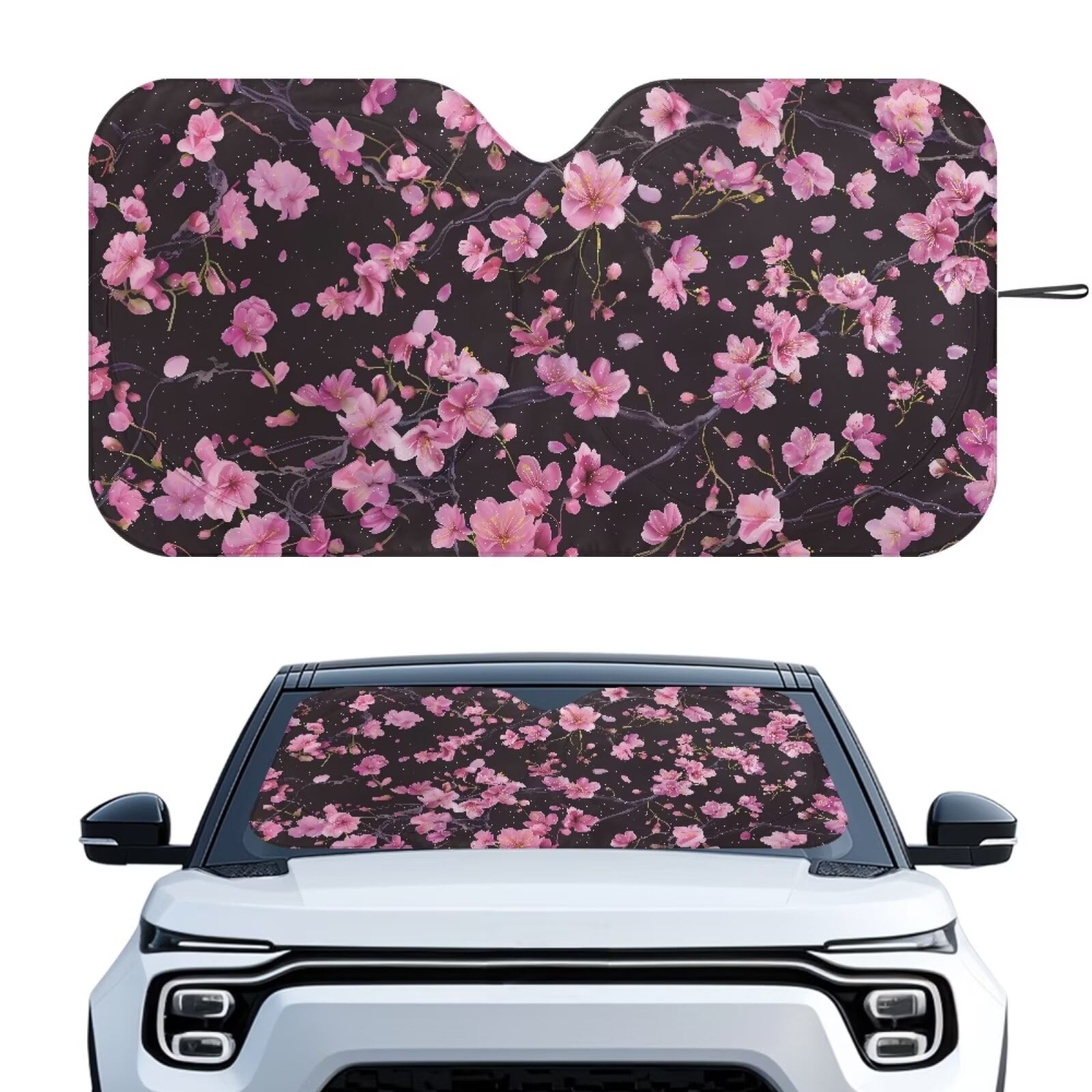 KUIFORTI Car Front Windshield Sun Shade Visor SUV Window Folding Bloker ...
