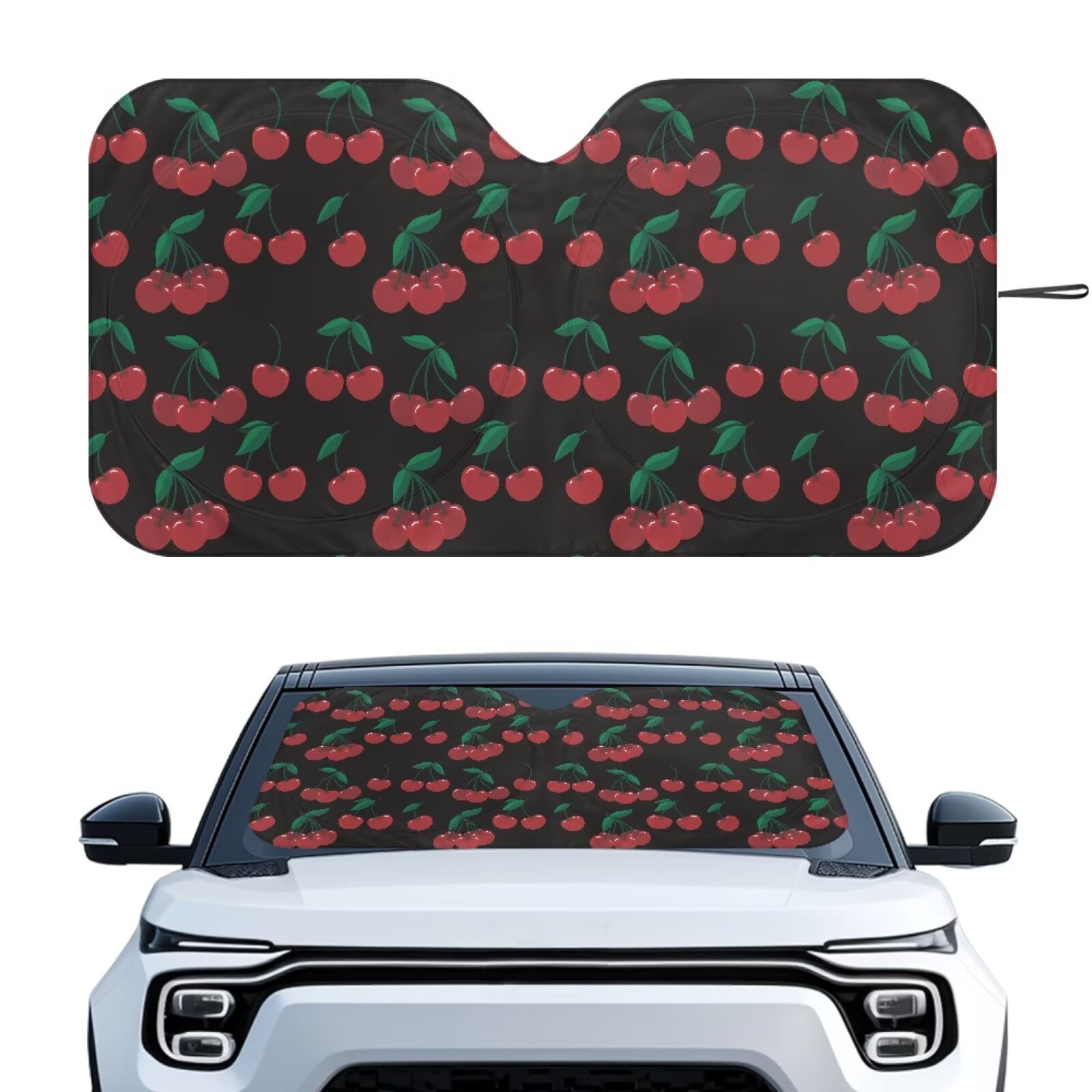 KUIFORTI Car Front Windshield Sun Shade Visor SUV Window Folding Bloker ...