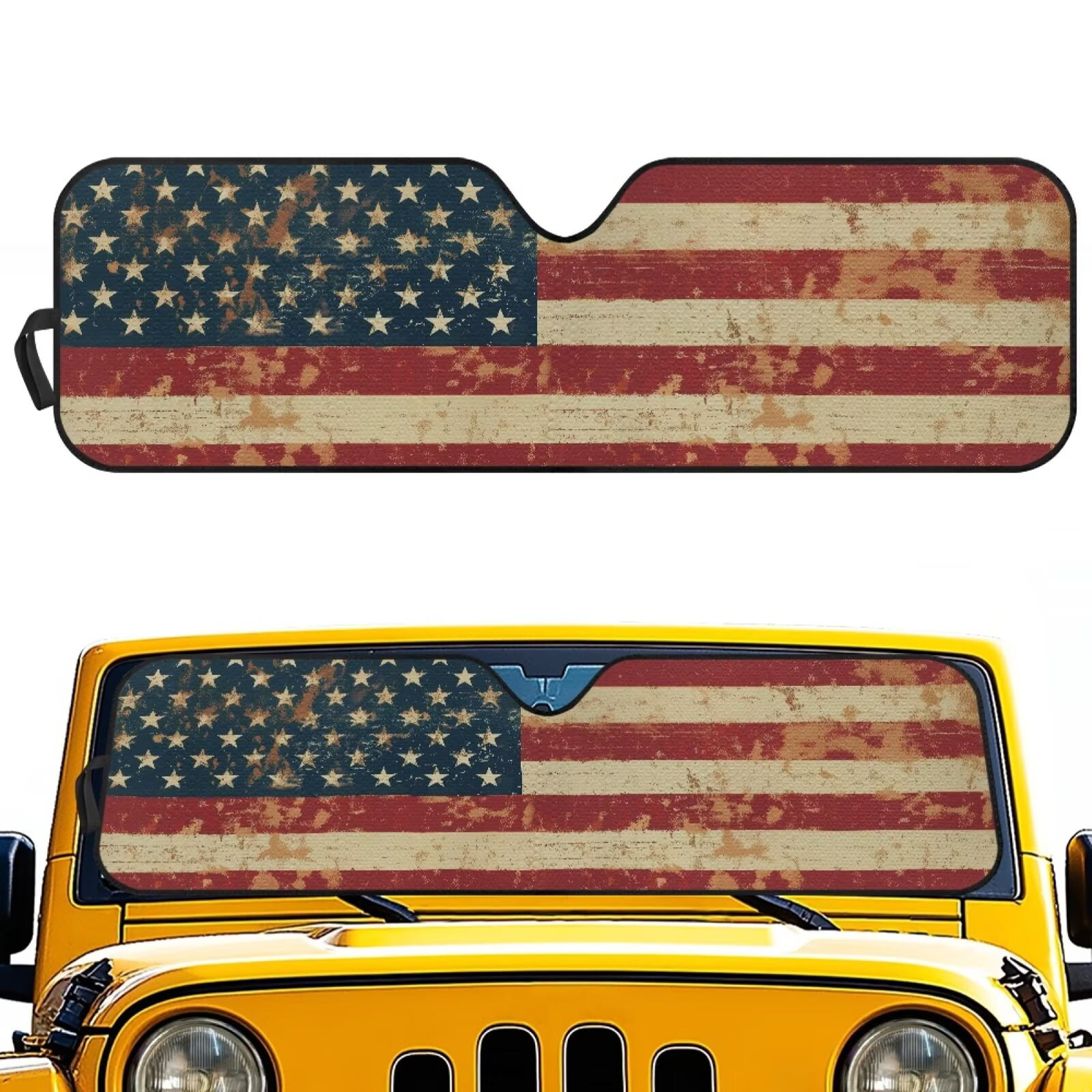 KUIFORTI Car Shade Front Windshield Sunshade Suitable for Wrangler ...