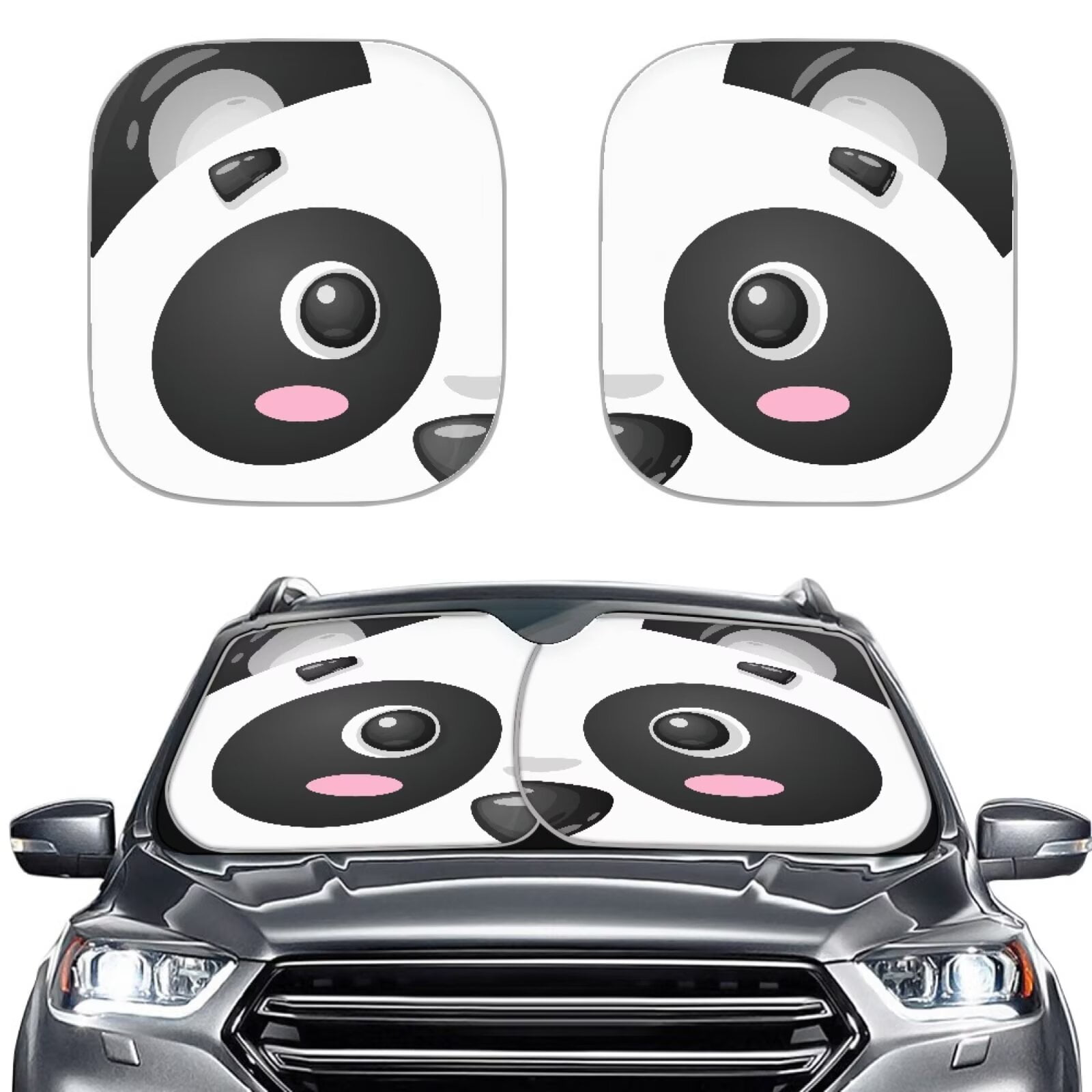 KUIFORTI Car Sun Shade Windshield Funny Eyes Window Sun Blocker for Car ...