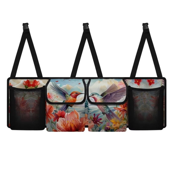 KUIFORTI Car Trunk Organizer, Hummingbird Car Organizer SUV, Oxford ...