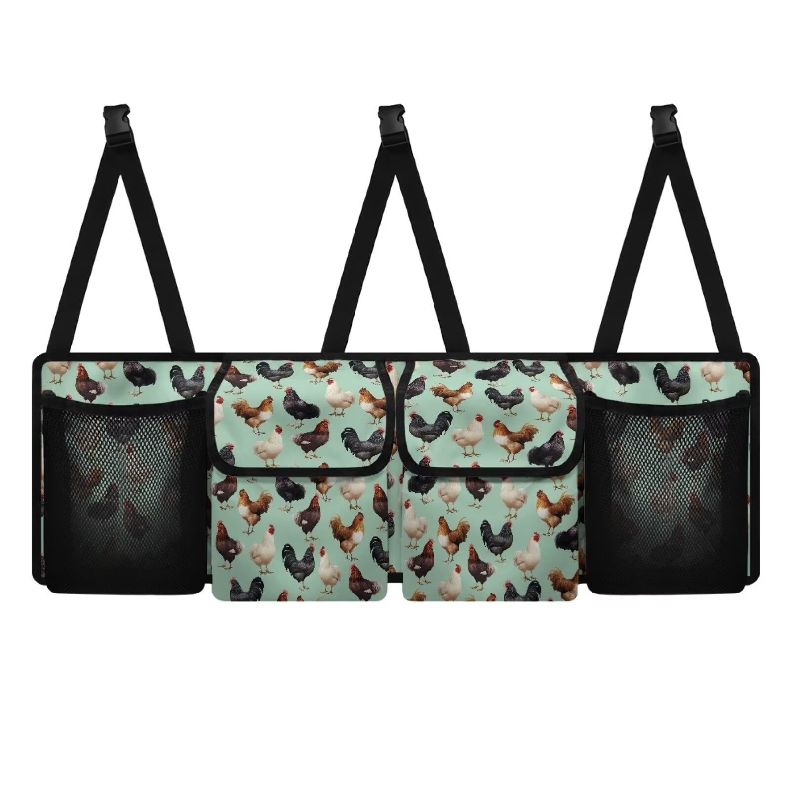 KUIFORTI Car Trunk Organizer Small Hanging, Cute Chicken Car Organizer ...