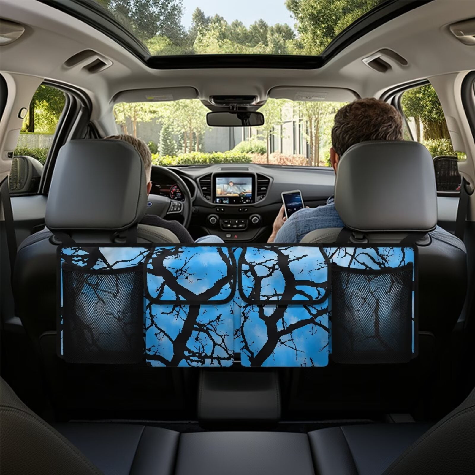 KUIFORTI Car Trunk Organizer and Storage, Detachable Seat Back Hanging ...