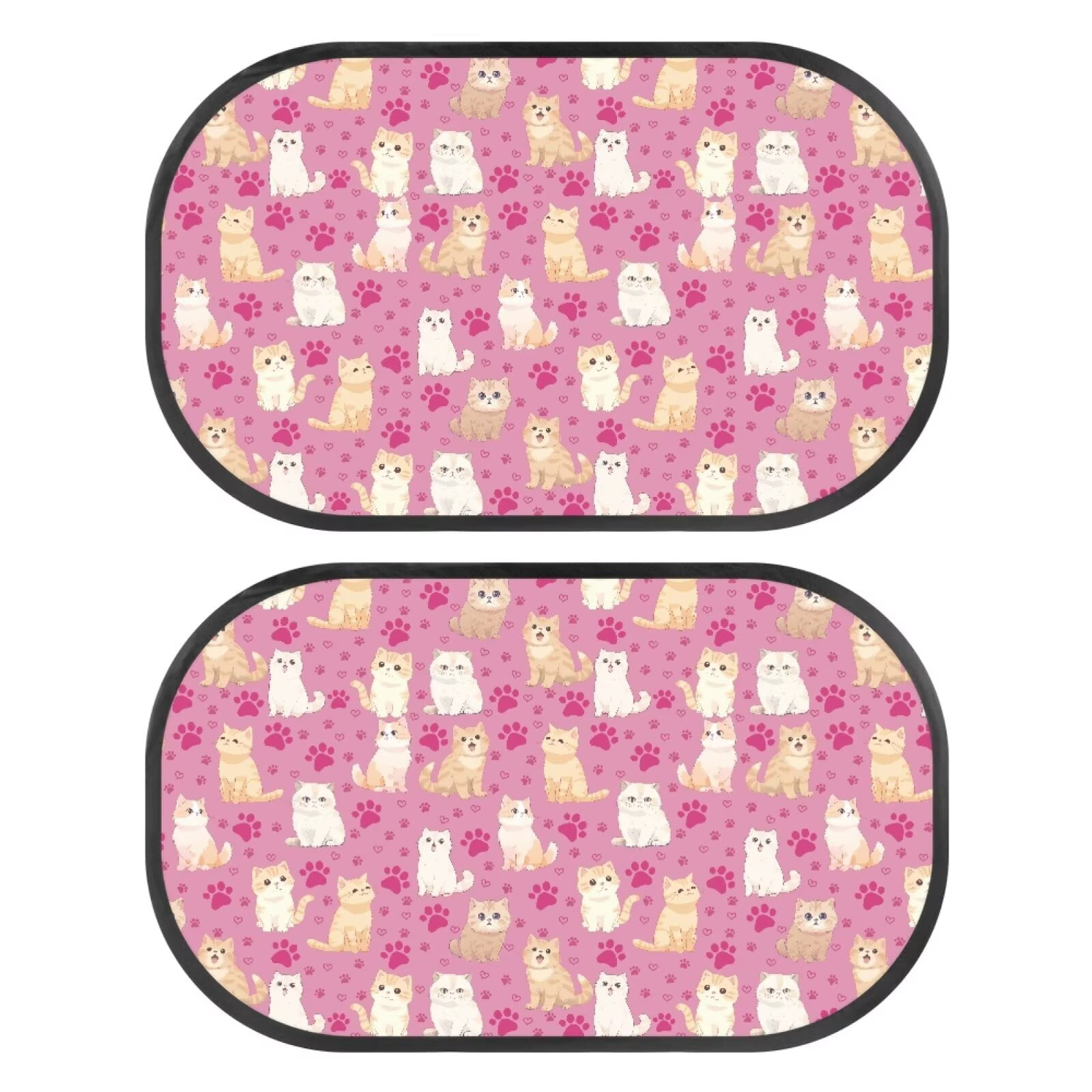 KUIFORTI Cat Car Window Shades for Baby 20.47"x12.59" Sun Protection ...