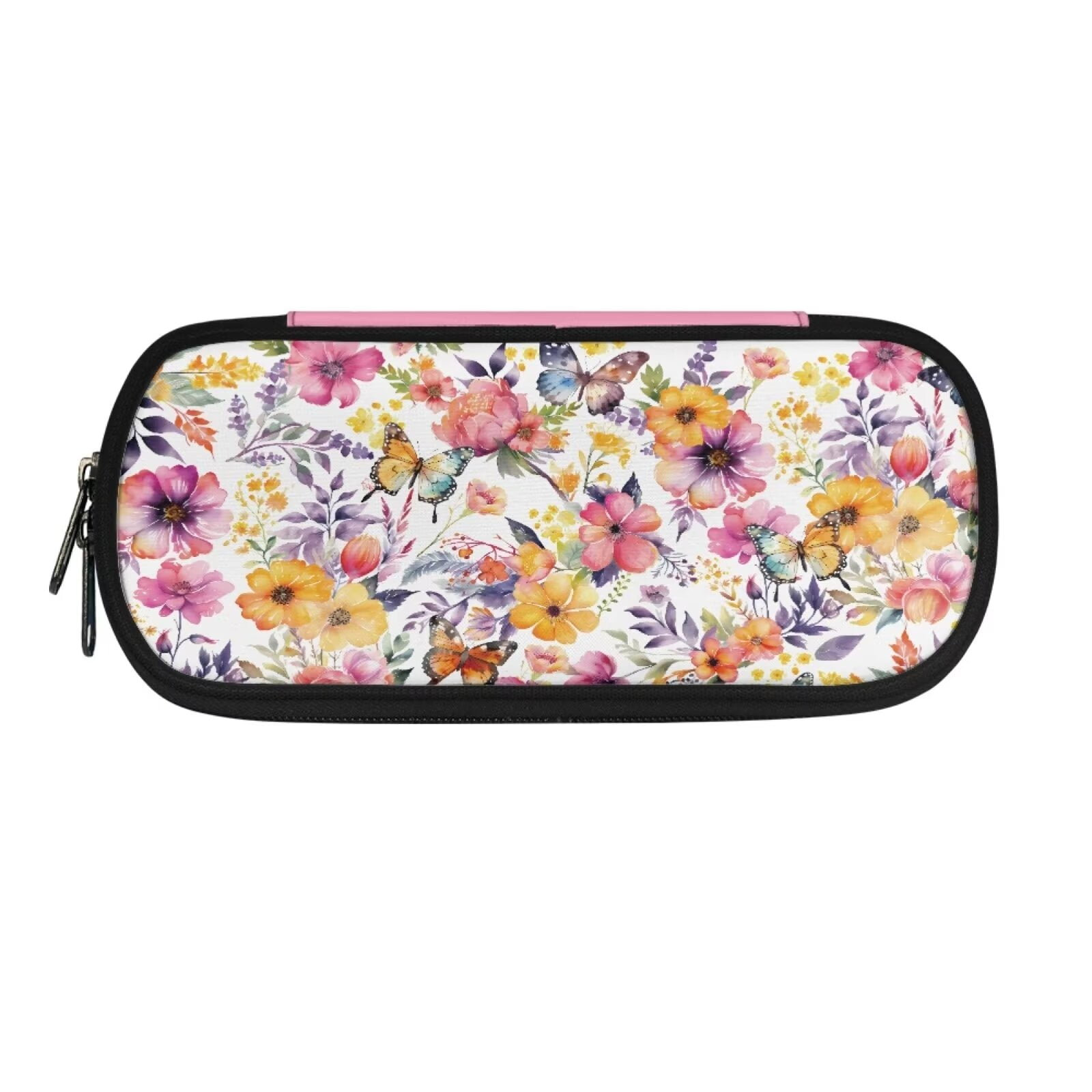 KUIFORTI Flower Butterfly Pencil Case for Girls Pencil Bag Aesthetic ...
