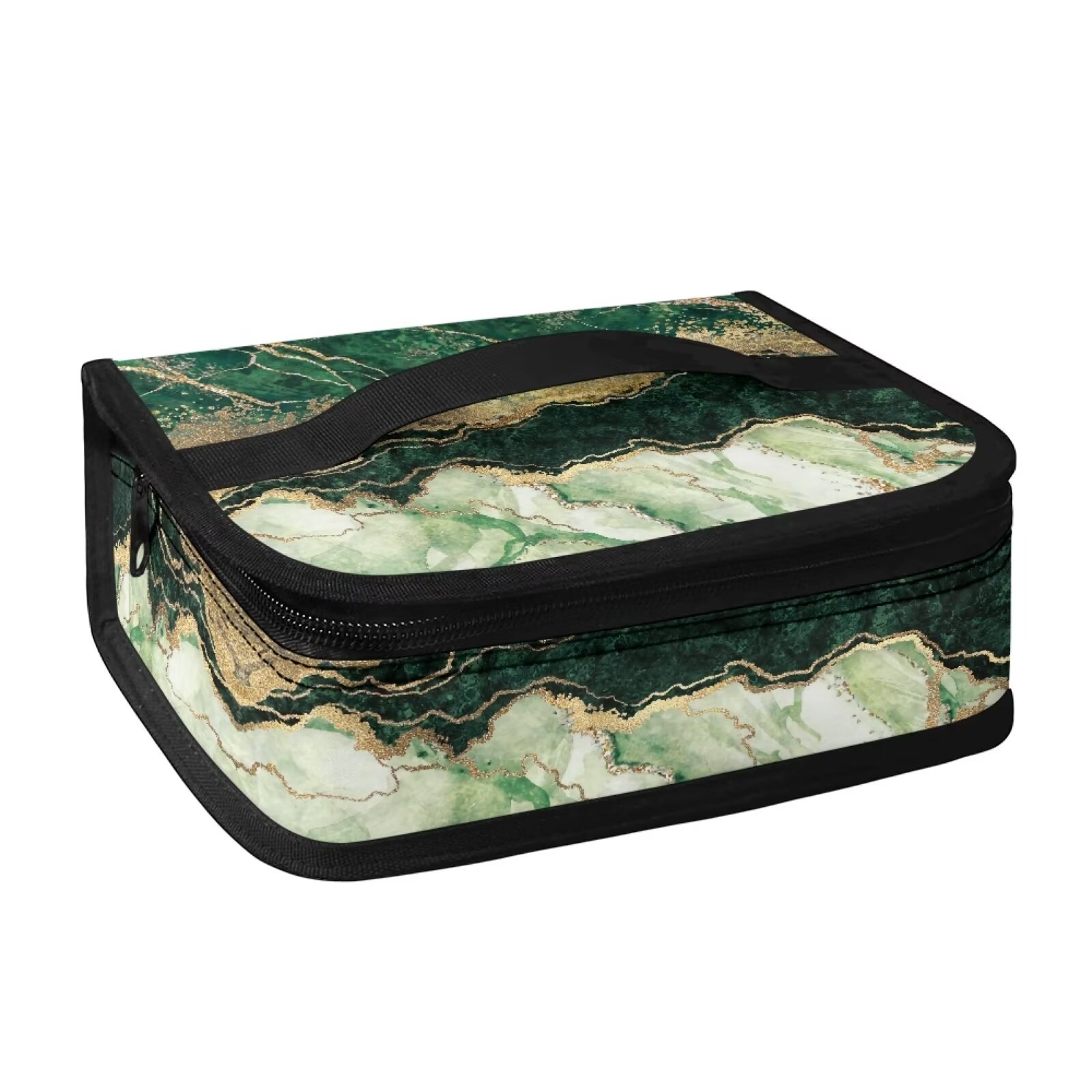 KUIFORTI Green Marble Lunch Box Insulated Lunch Bag for Women Lunch ...